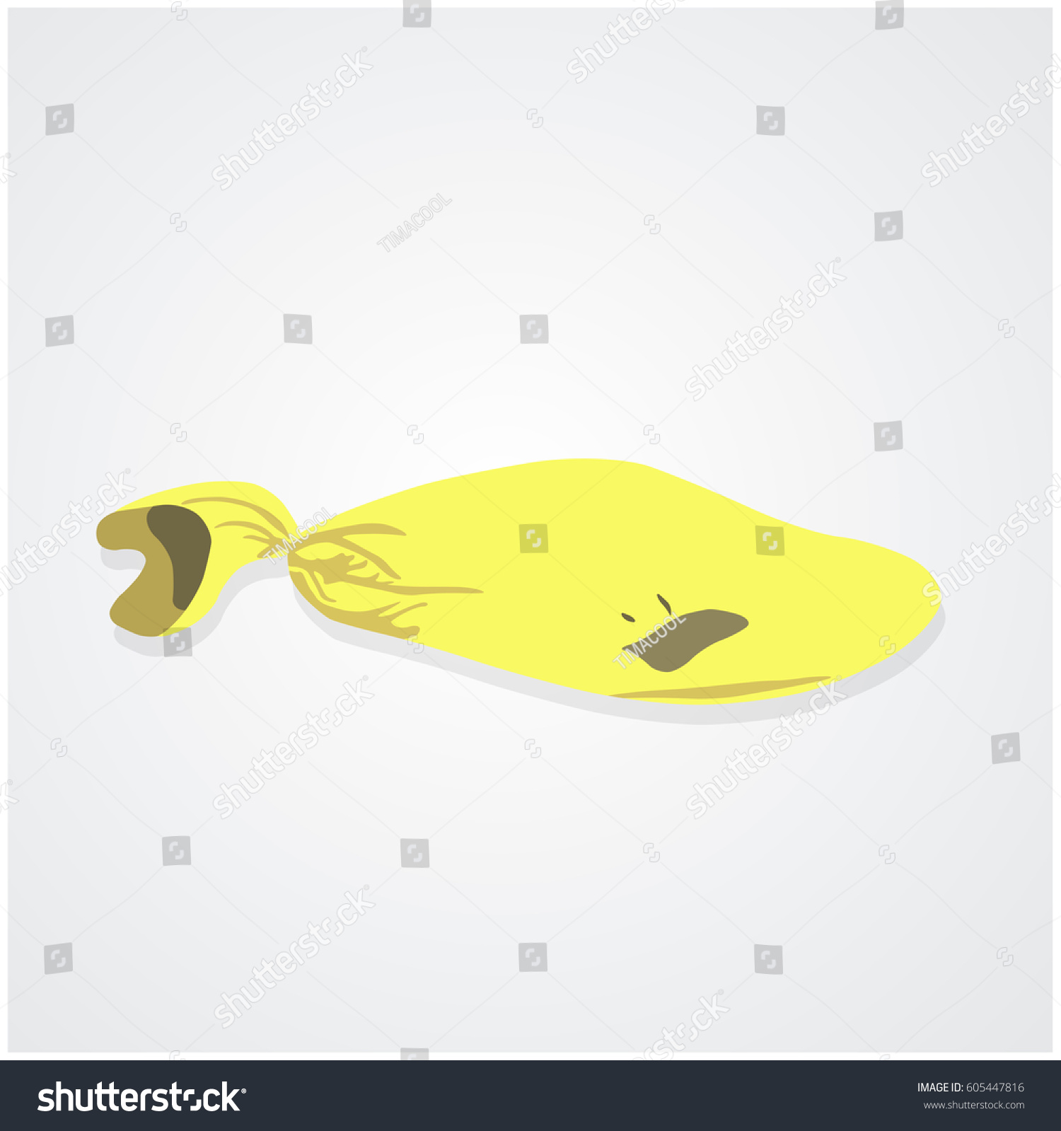 Deflated Balloon Vector Illustration Stock Vector (Royalty Free ...