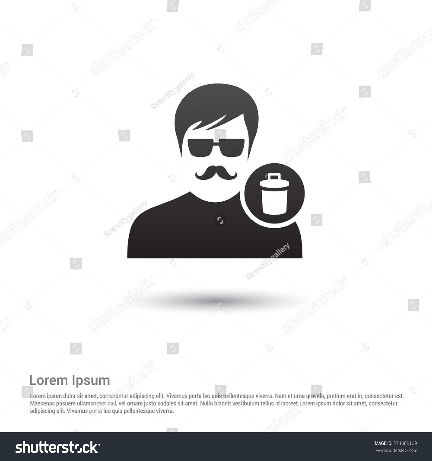 Delete User Icon Stock Vector (Royalty Free) 274669109 | Shutterstock