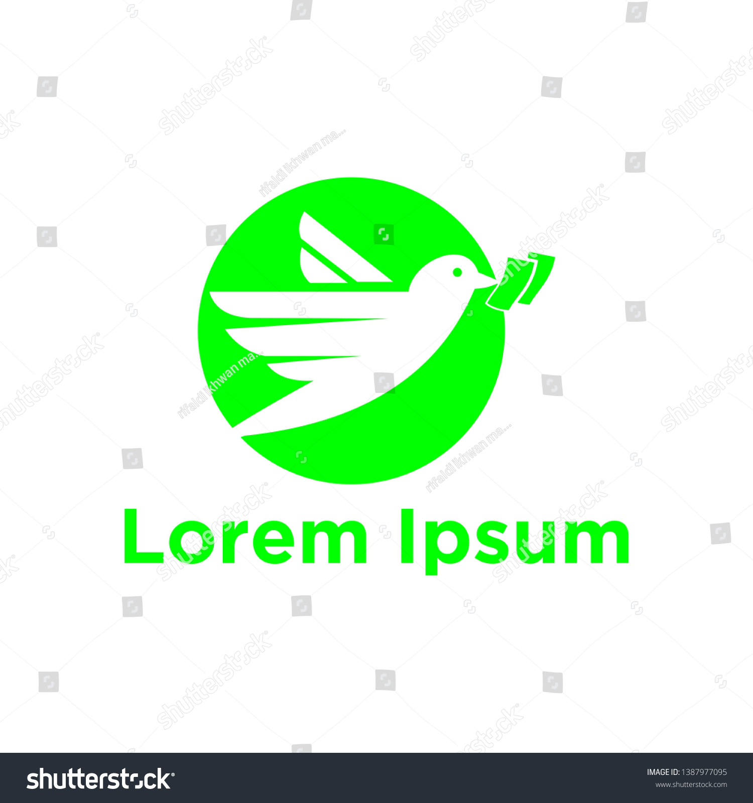 Delivery Bird Express Logo Template Stock Vector (Royalty Free ...