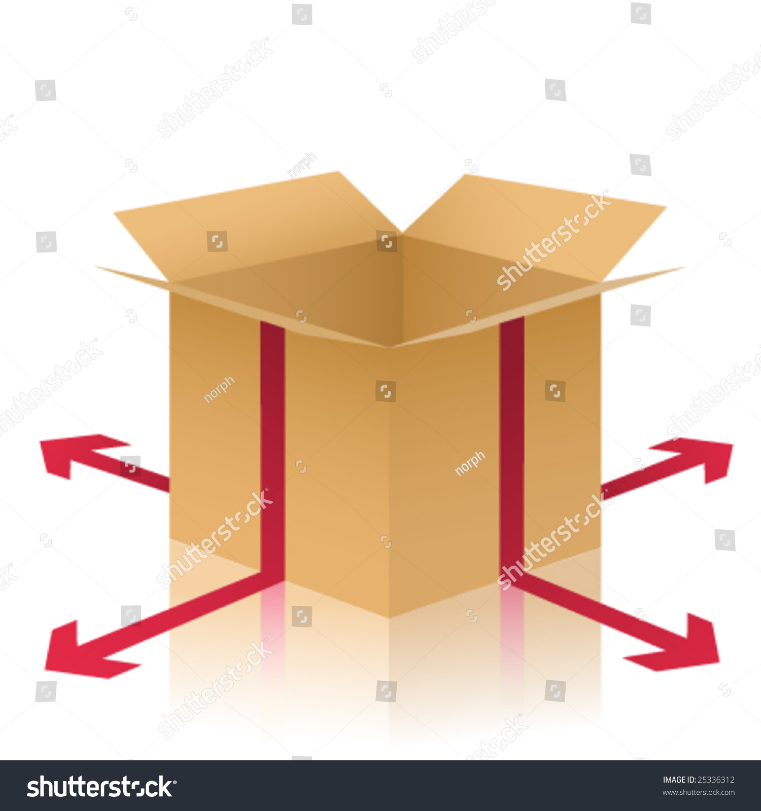 Delivery Box Illustration Stock Vector (Royalty Free) 25336312