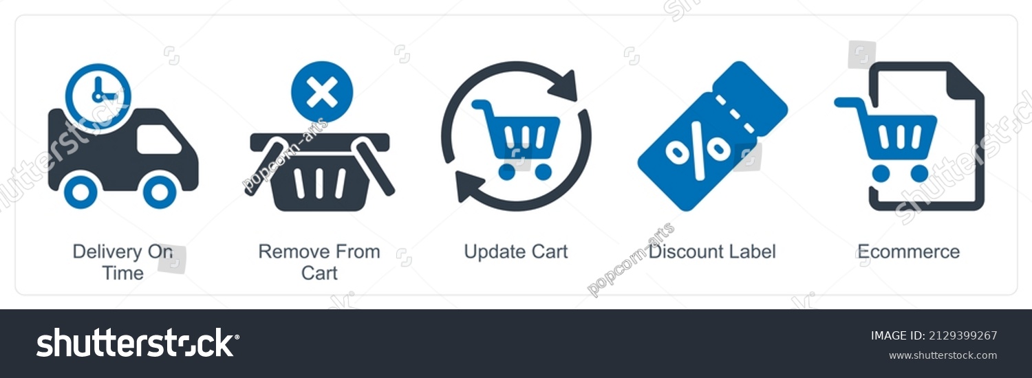 Delivery On Time Icon Concept Stock Vector (Royalty Free) 2129399267 ...