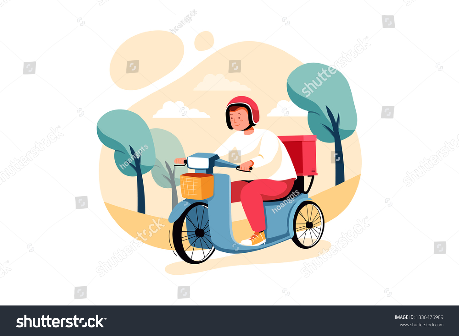 Delivery Order Vector Illustration Concept Stock Vector (Royalty Free ...