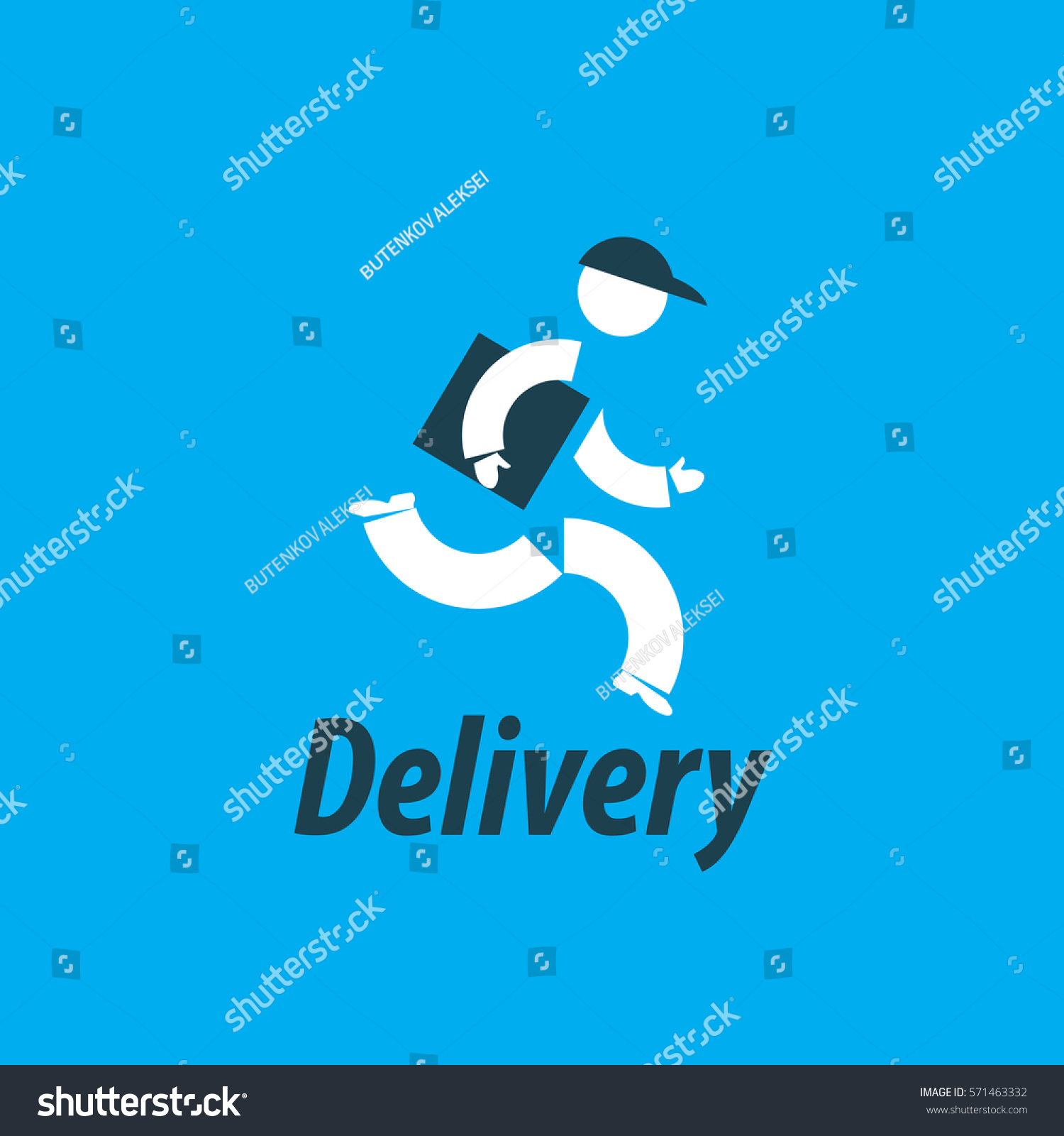 Delivery Vector Logo Stock Vector (Royalty Free) 571463332 | Shutterstock