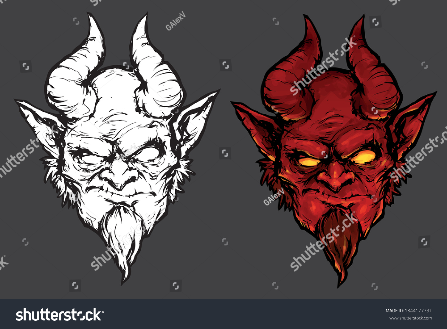 Devils beard Images, Stock Photos & Vectors | Shutterstock