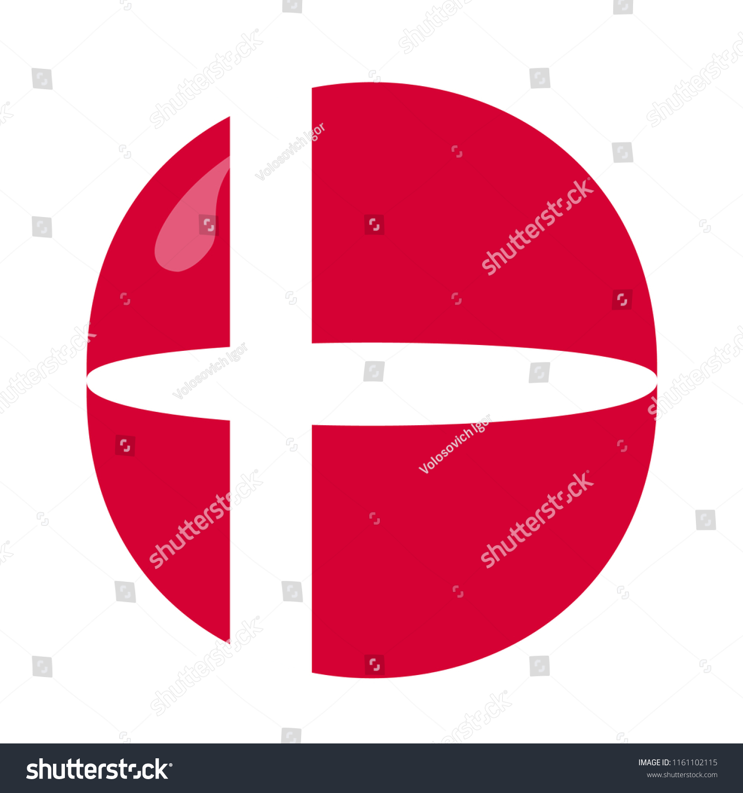 Denmark Flag Circle Vector Illustration No: เวกเตอร์สต็อก (ปลอดค่า ...