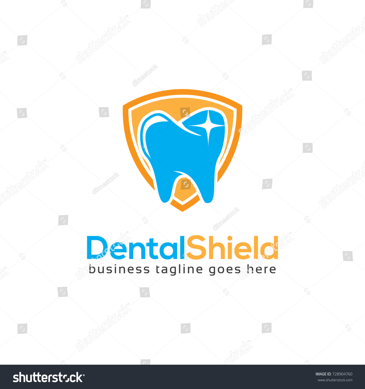 Dental Shield Logo Stock Vector (Royalty Free) 728904760 | Shutterstock