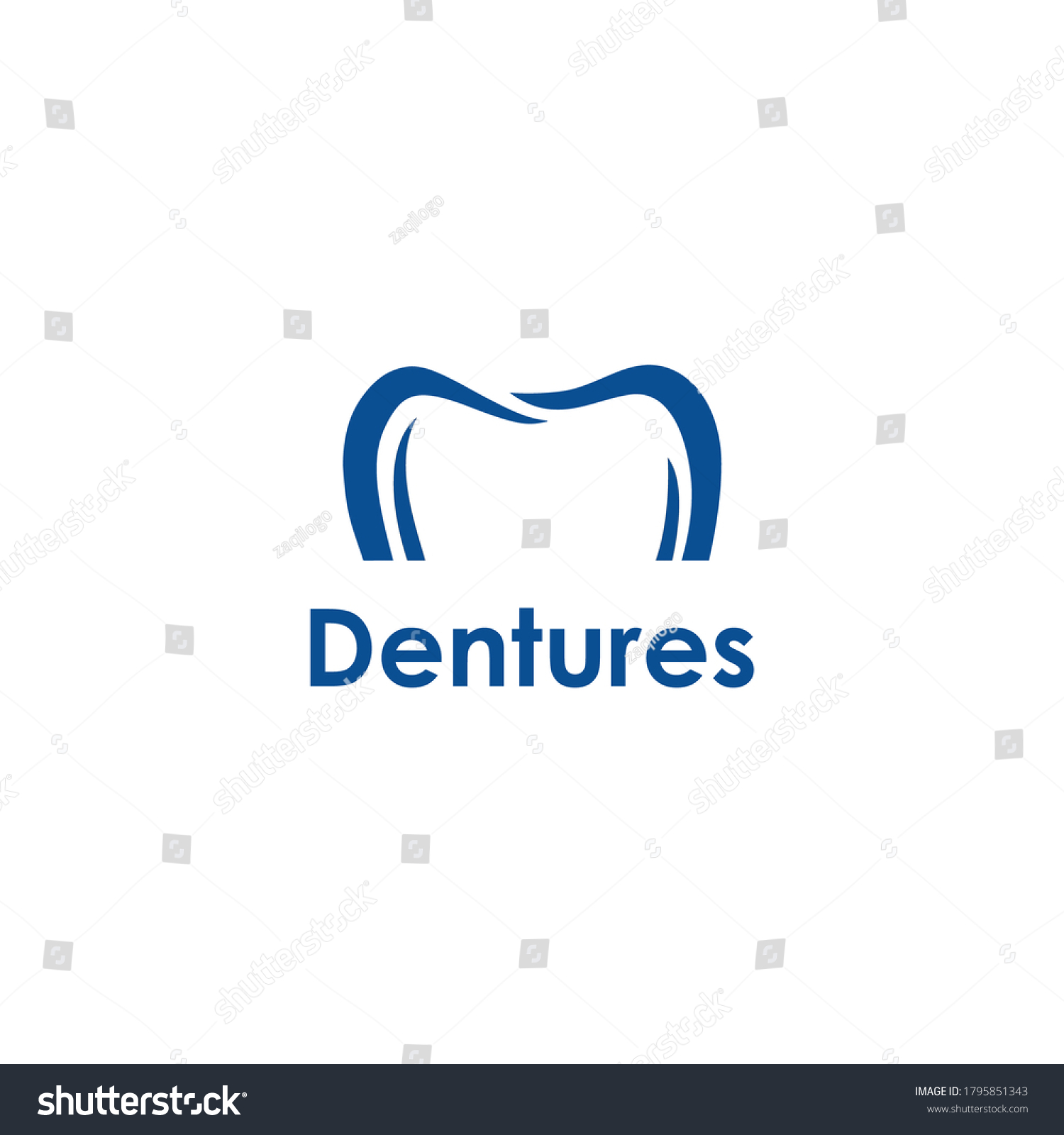 Dentures Logo Vector Medical Vector: เวกเตอร์สต็อก (ปลอดค่าลิขสิทธิ์ ...