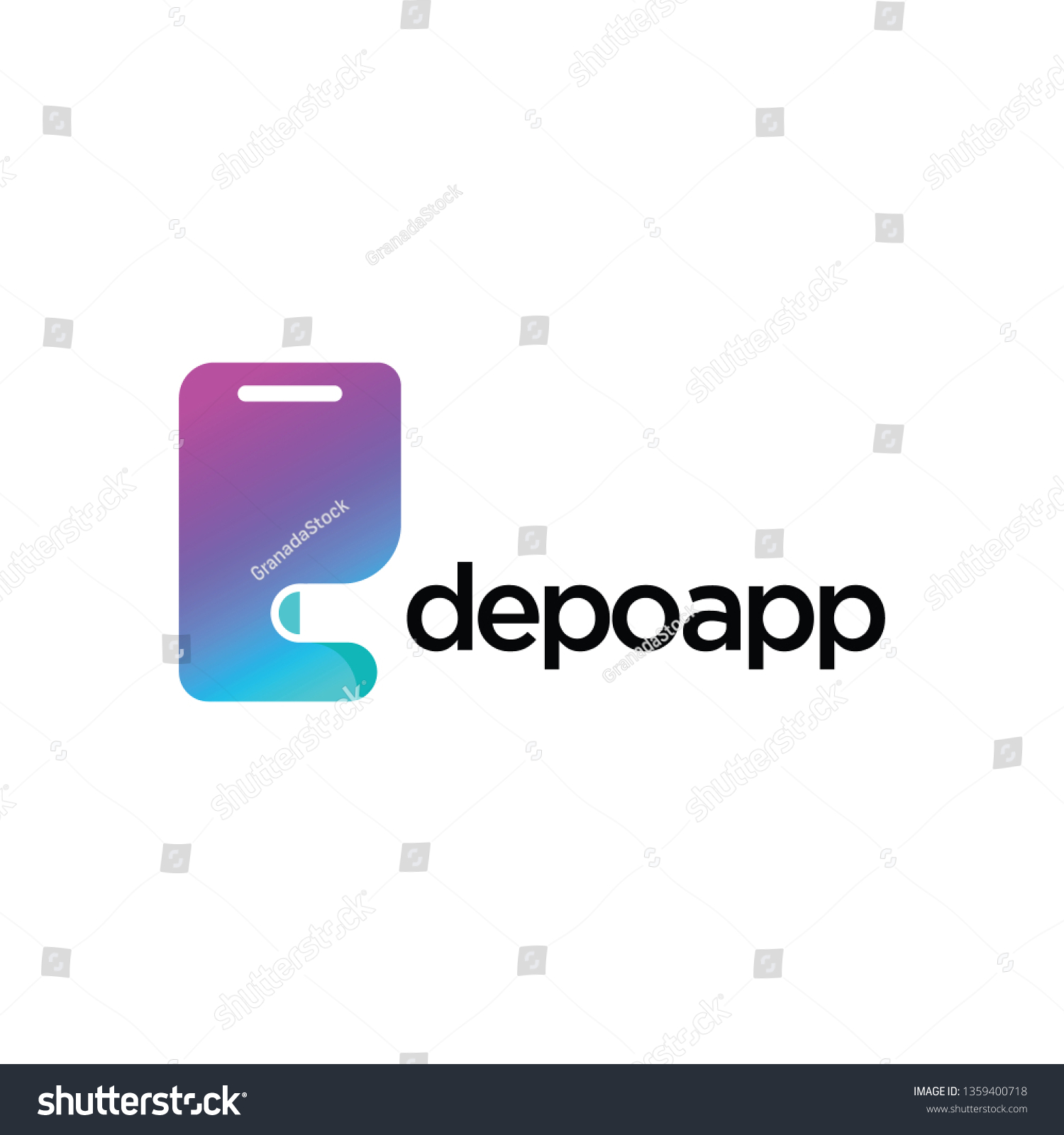 Depo App Logo Stock Vector (Royalty Free) 1359400718 | Shutterstock