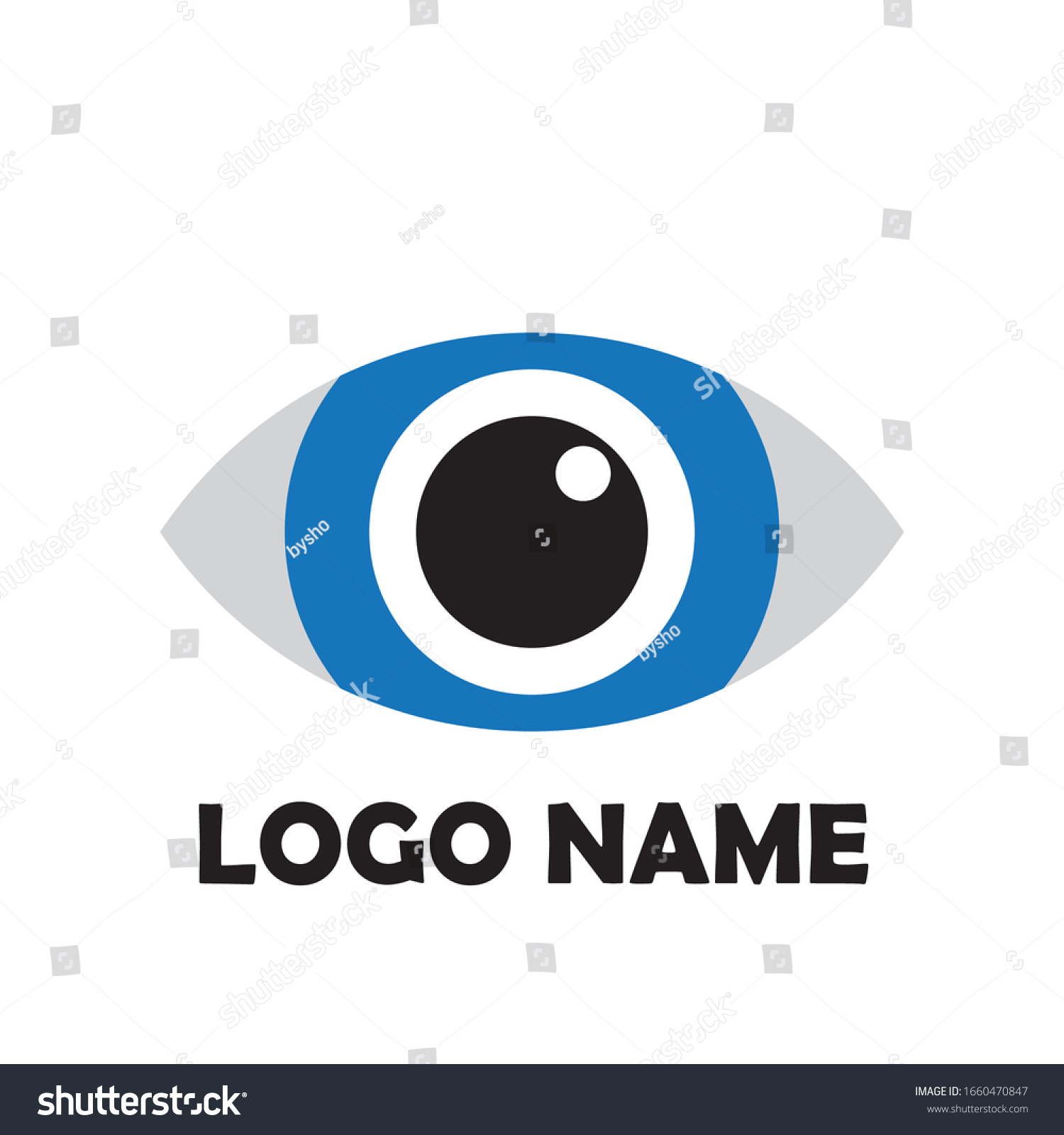 Design Logo Eyes Stock Vector (Royalty Free) 1660470847 | Shutterstock