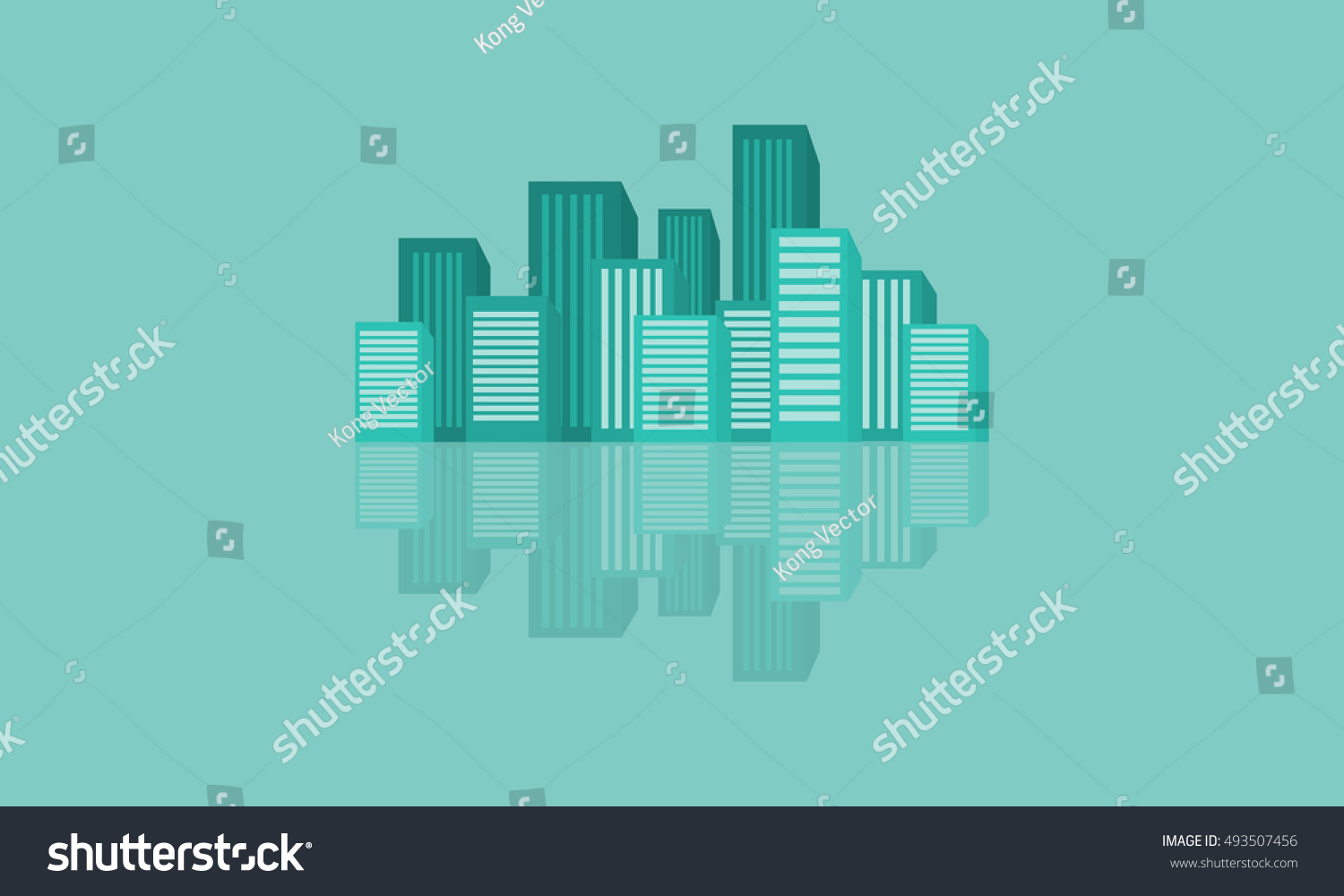 Design Cartoon Building Vector Flat Illustration Stock Vector (Royalty ...