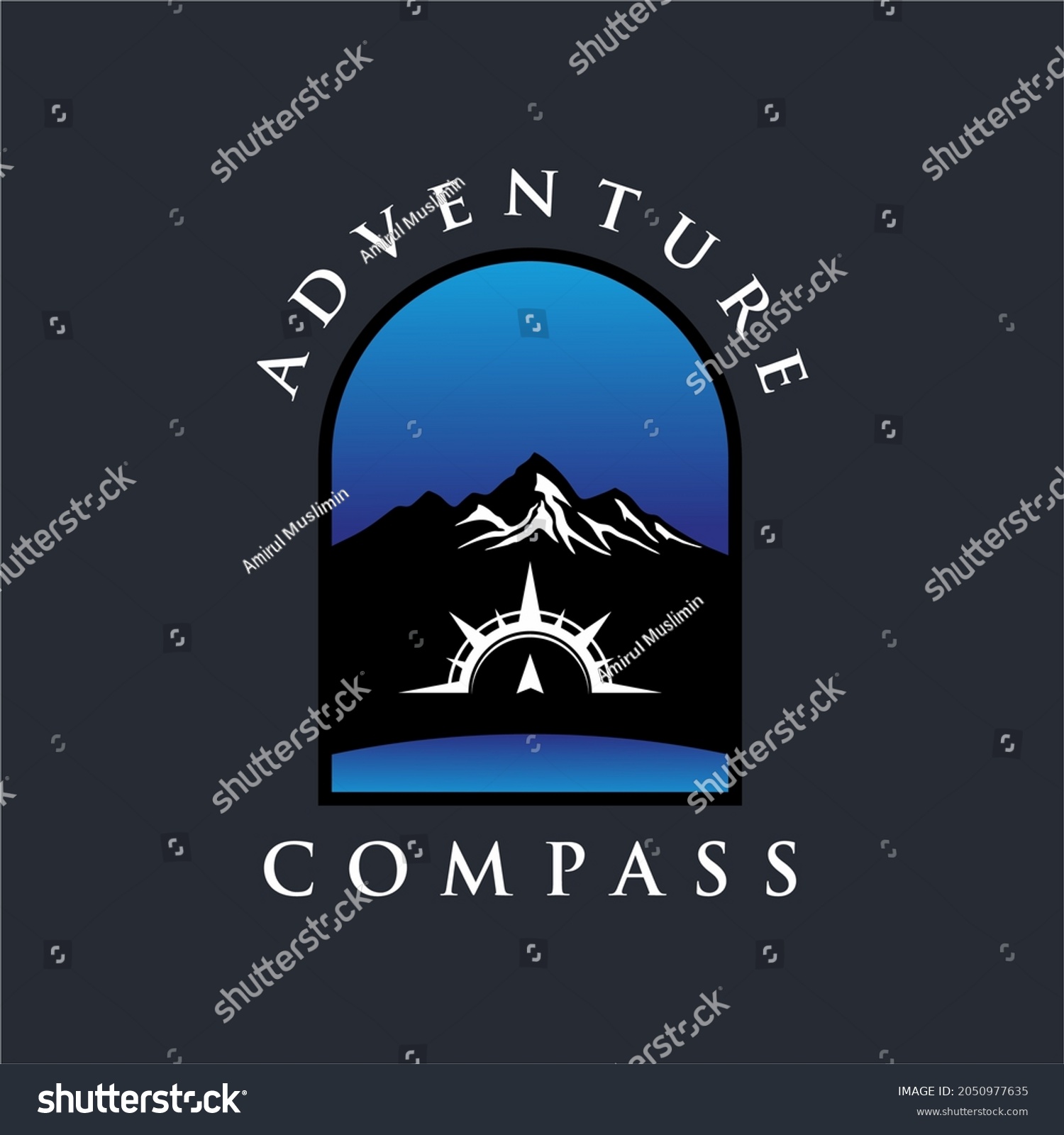 Design Compass Navigation Vetor Logo Icon Stock Vector (Royalty Free ...