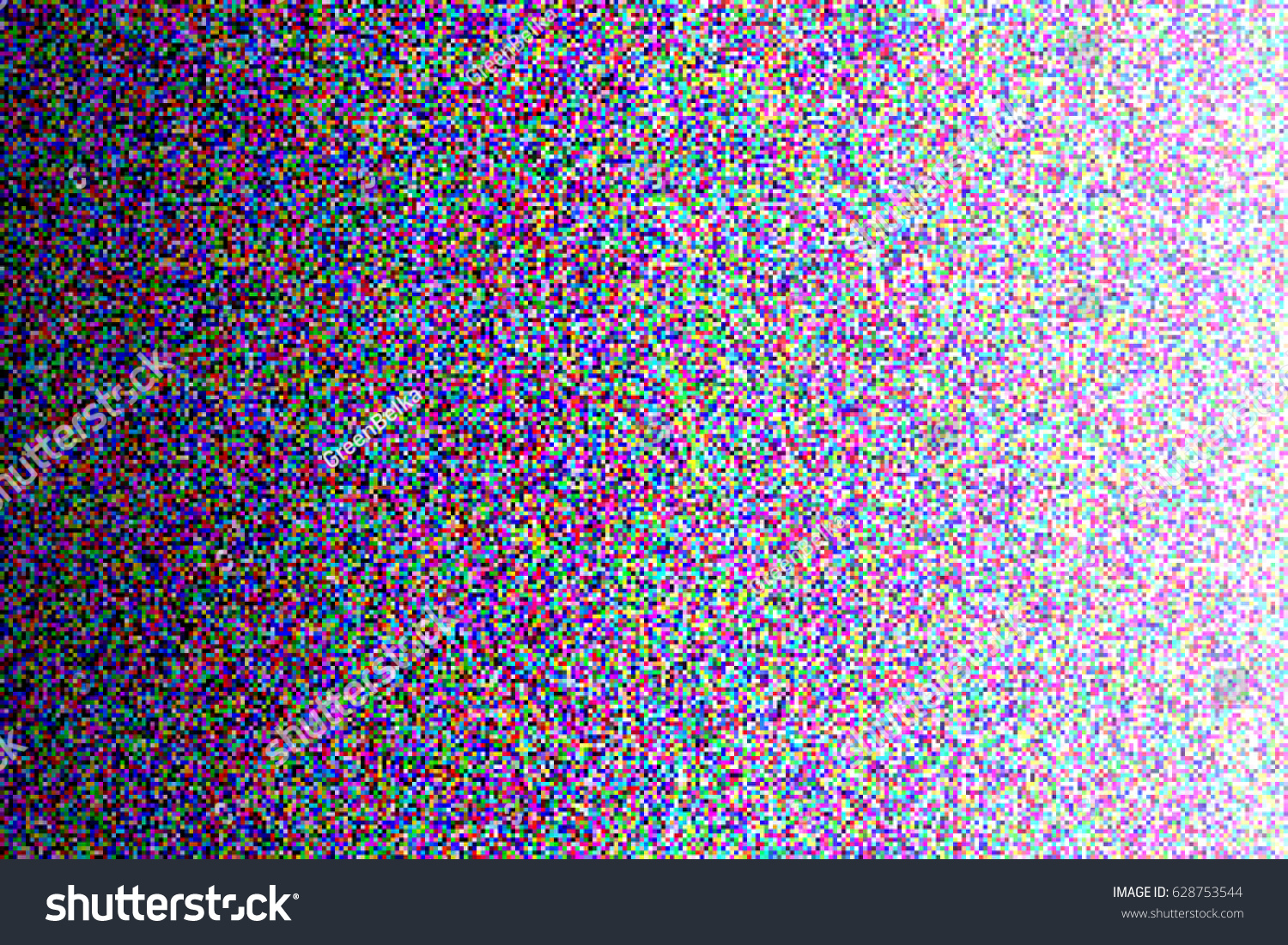 Design Element Digital Noise Digital Color Stock Vector (Royalty Free ...