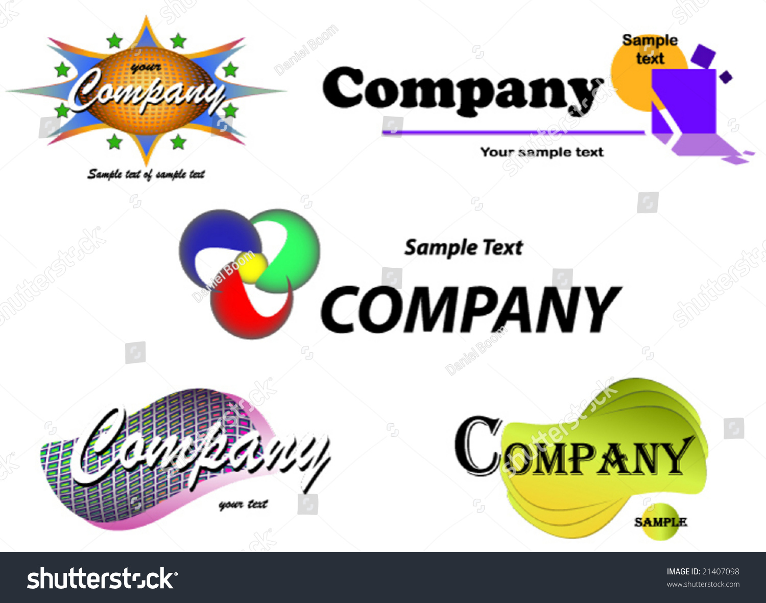 Design Elements Labels Brands Vector Format Stock Vector (Royalty Free ...