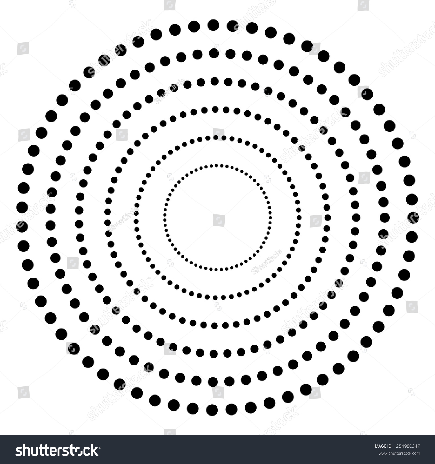 Design Elements Symbol Editable Icon Halftone Stock Vector (Royalty ...