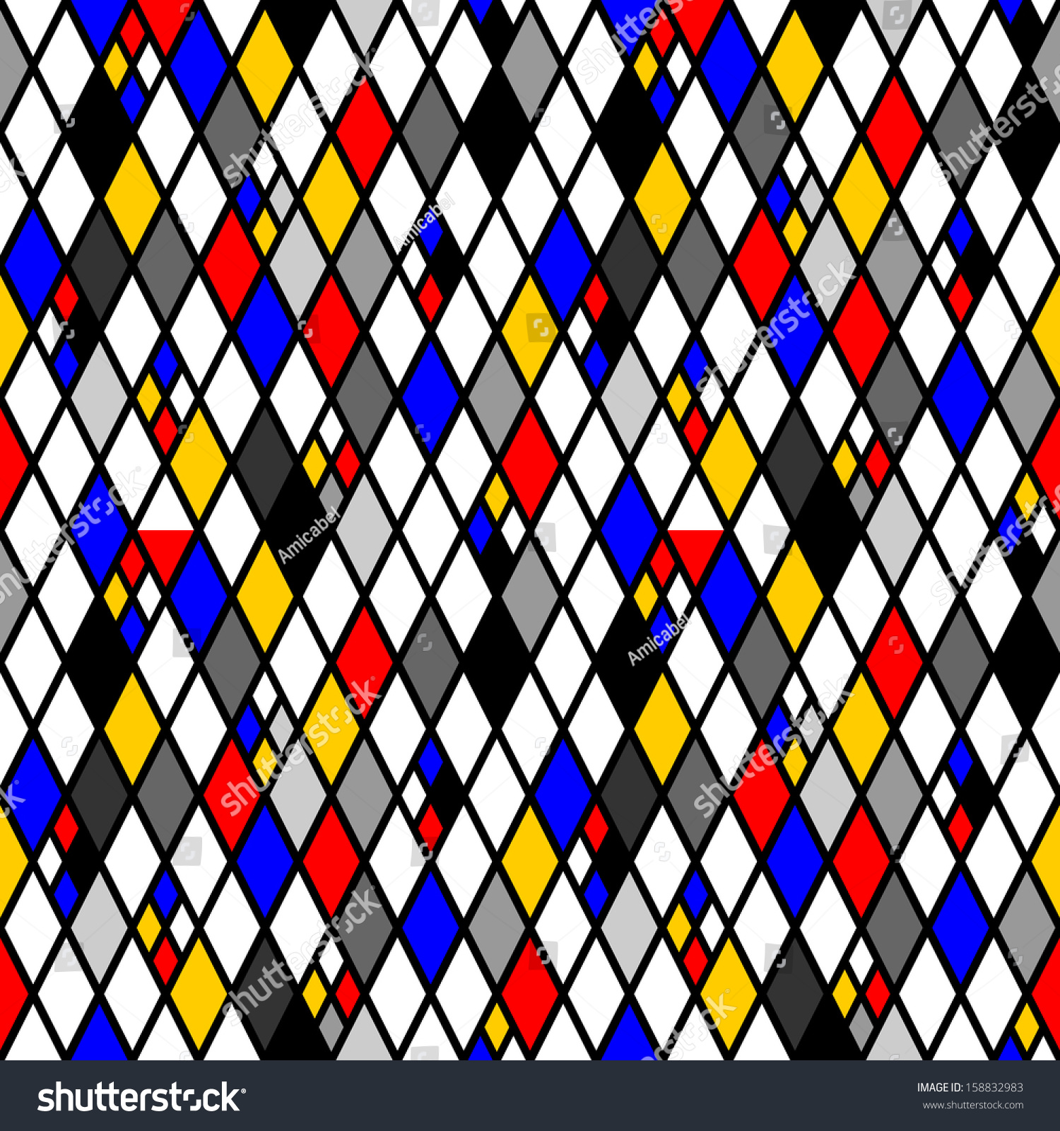 Design Seamless Diamond Pattern Vector Art Stock Vector (Royalty Free ...