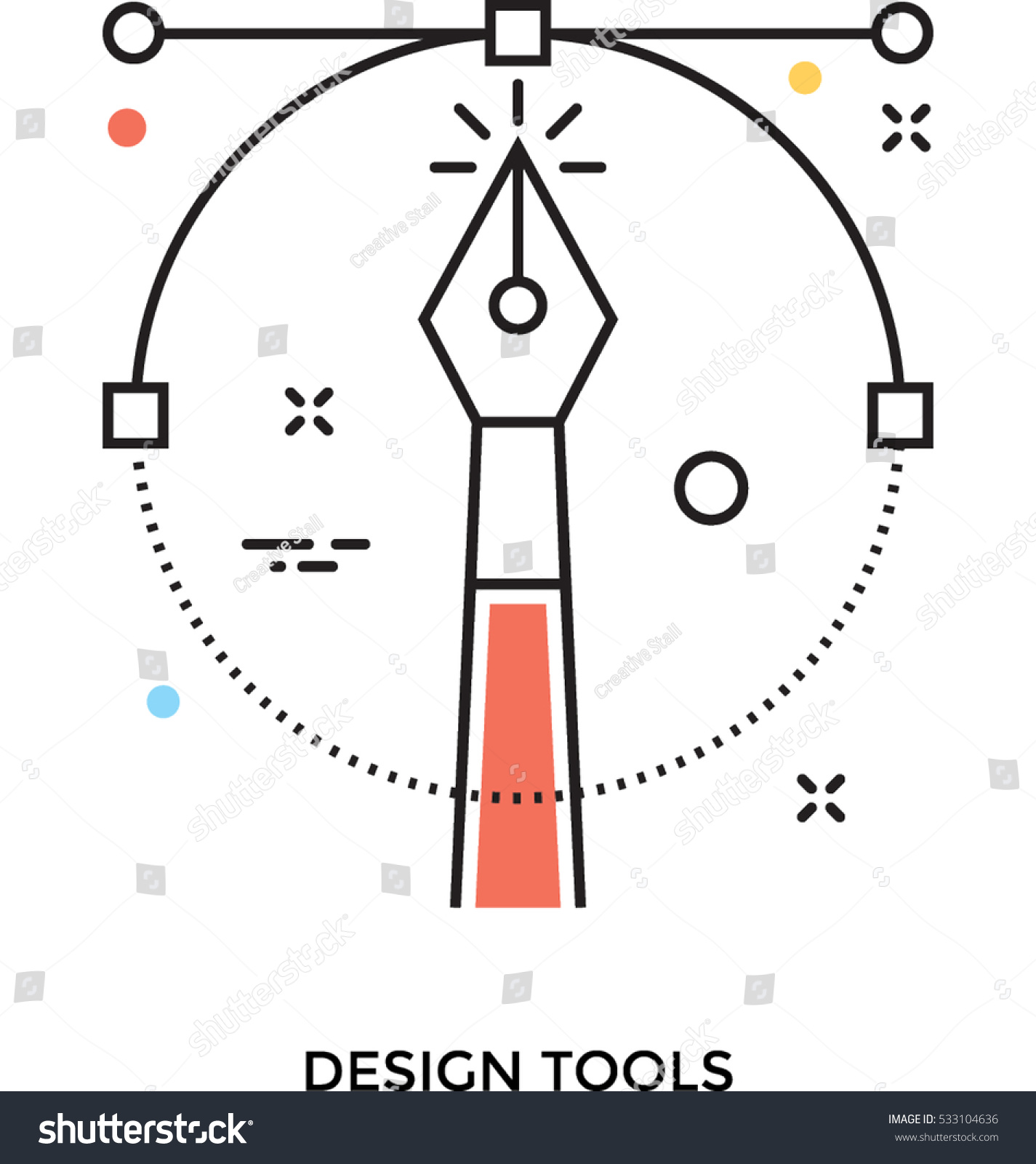 Design Tools Vector Icon Stock Vector (Royalty Free) 533104636 ...