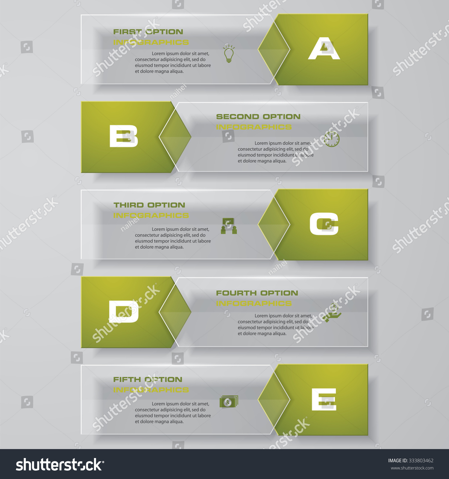 Design Transparency Banners Templategraphic Website Layout Stock Vector ...