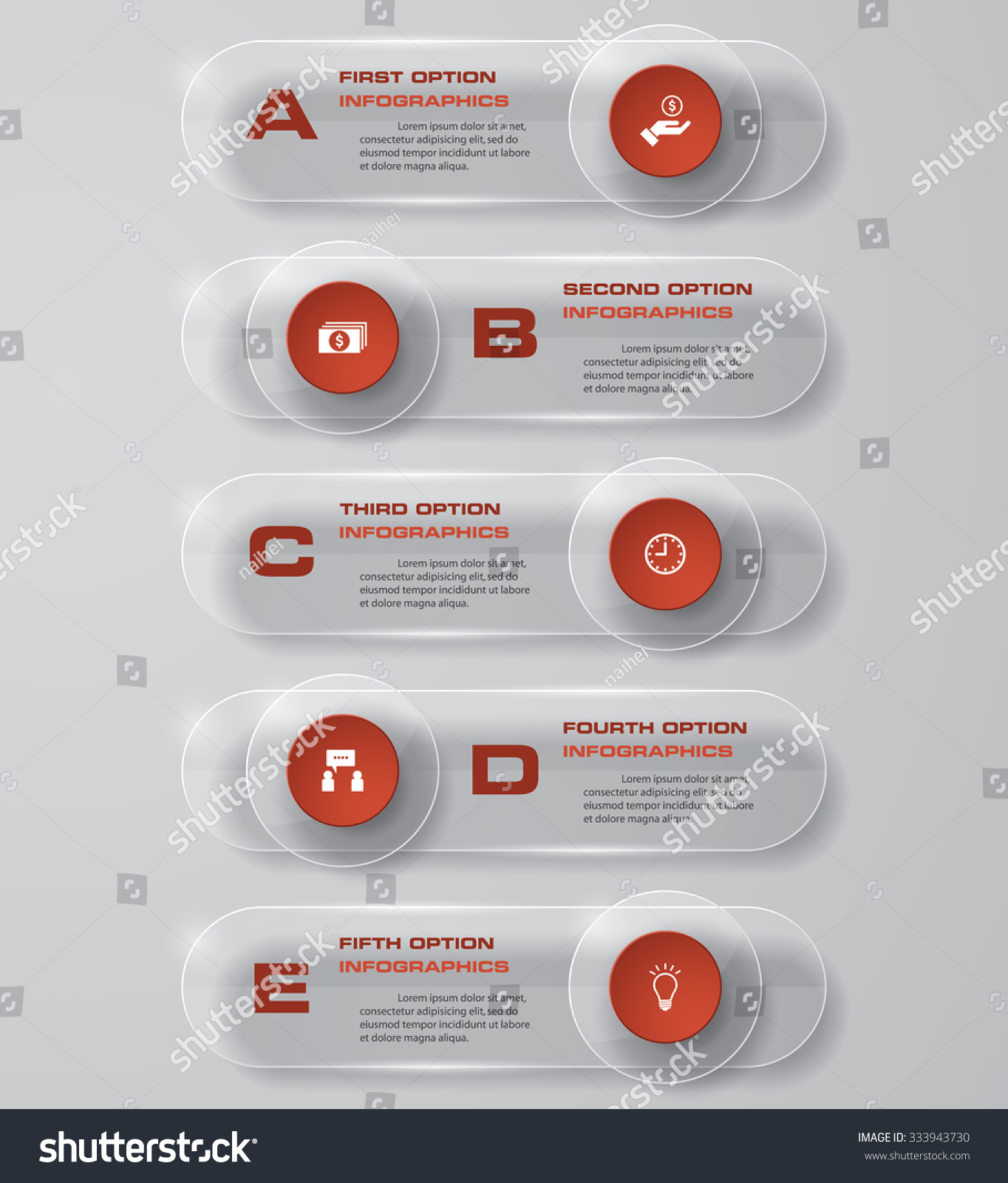 Design Transparency Banners Templategraphic Website Layout: vector de ...