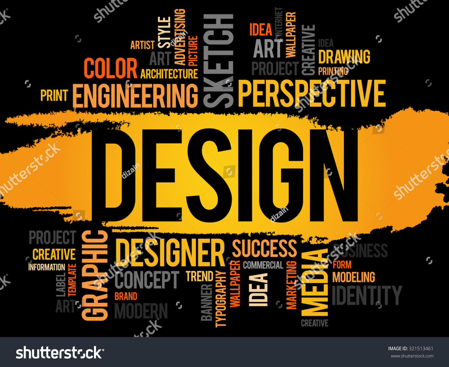 Design Word Cloud Creative Business Concept Stock Vector (Royalty Free ...