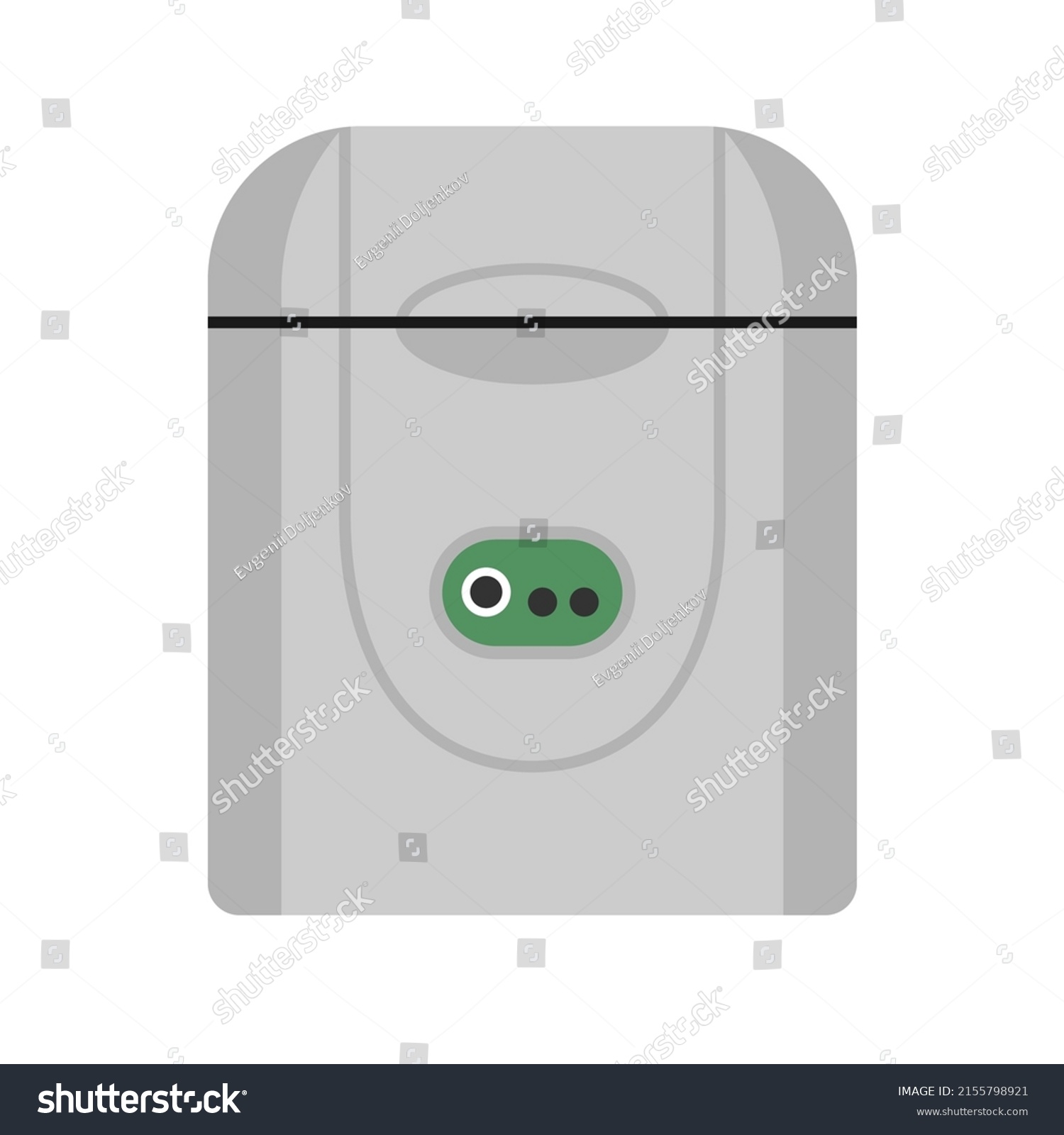 Desktop Ice Maker Vector Flat Icon Stock Vector (Royalty Free ...