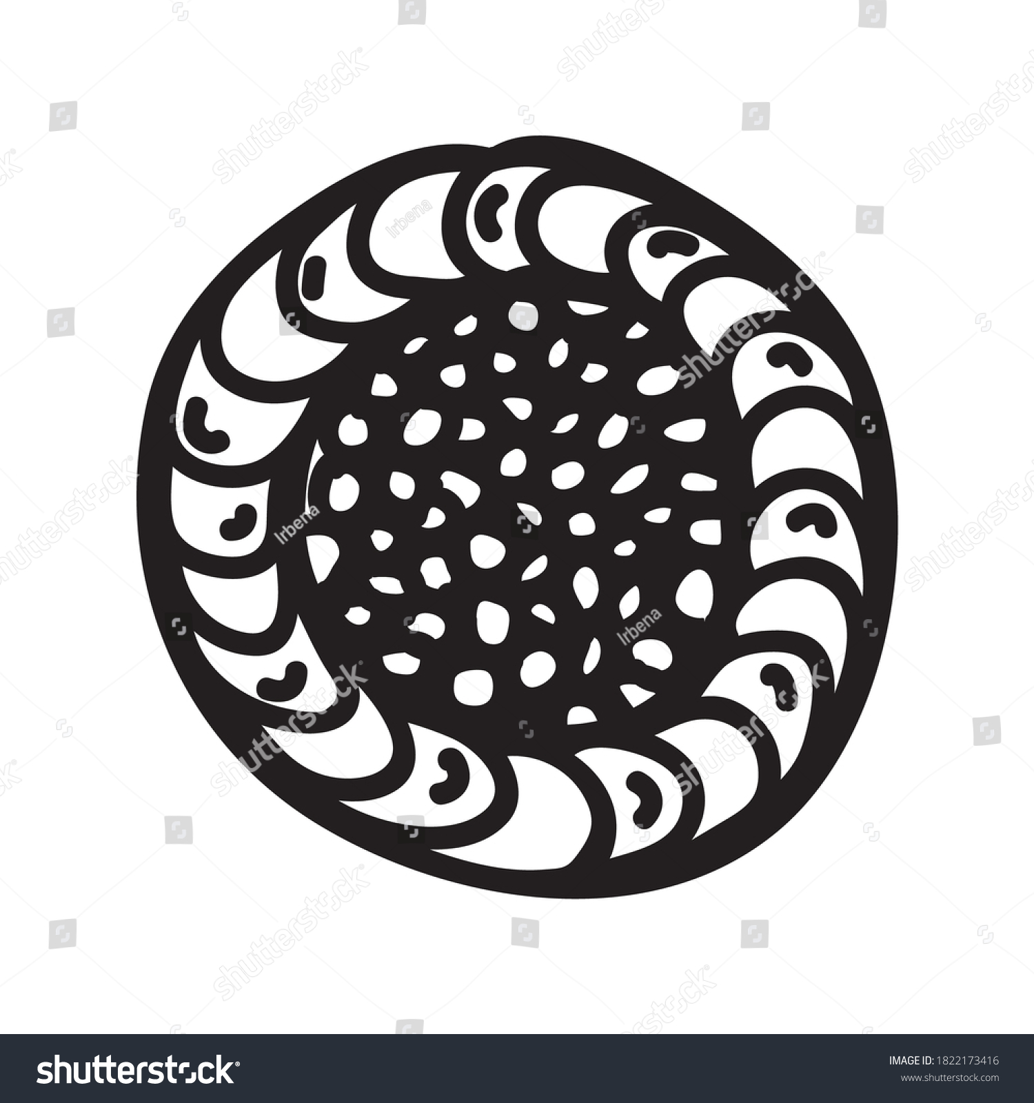 Dessert Abstract Sketch Vector Illustration Stock Vector (Royalty Free ...