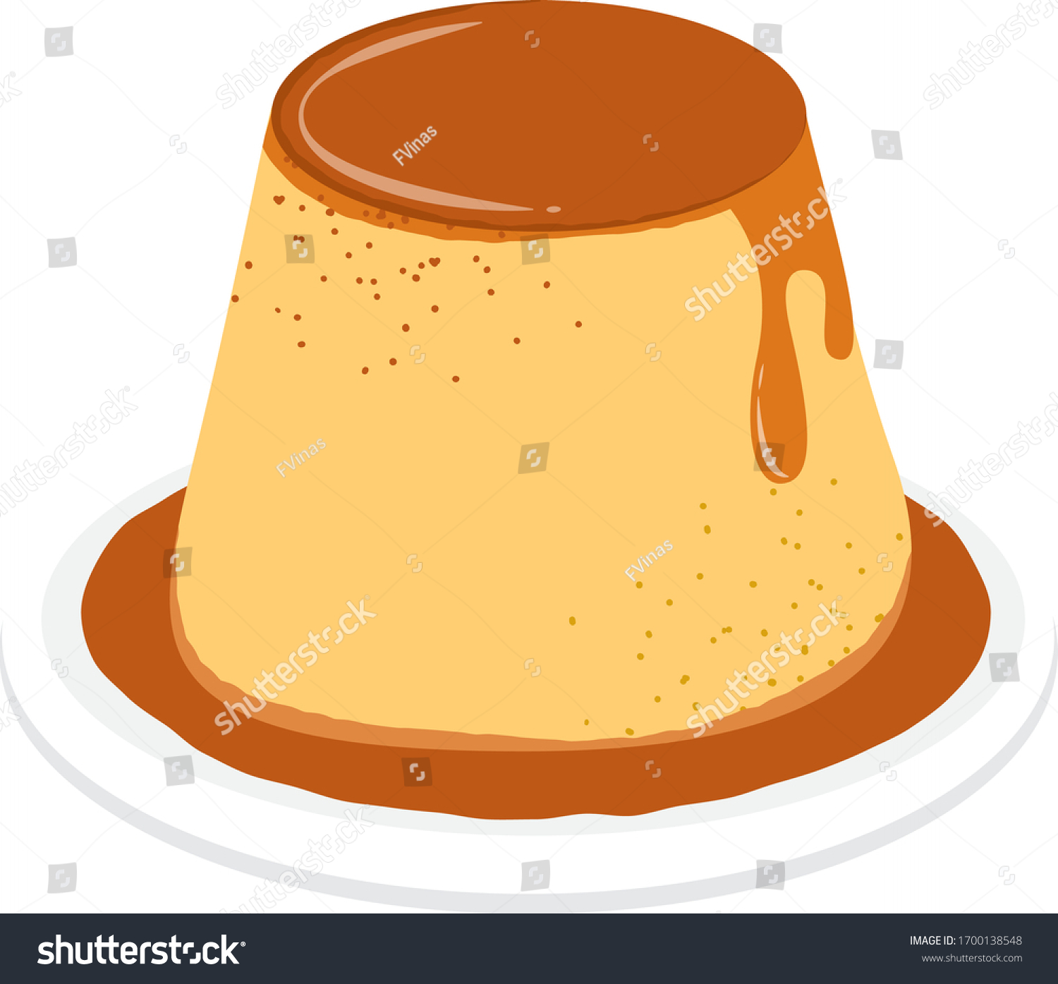 1,263 Flan dessert Stock Vectors, Images & Vector Art | Shutterstock