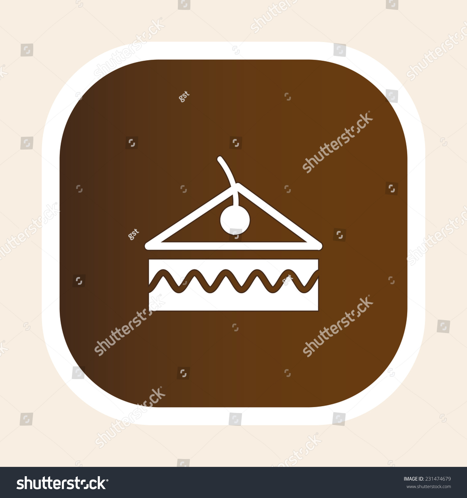 Dessert Graphic Design Vector Illustration Stock Vector (Royalty Free ...