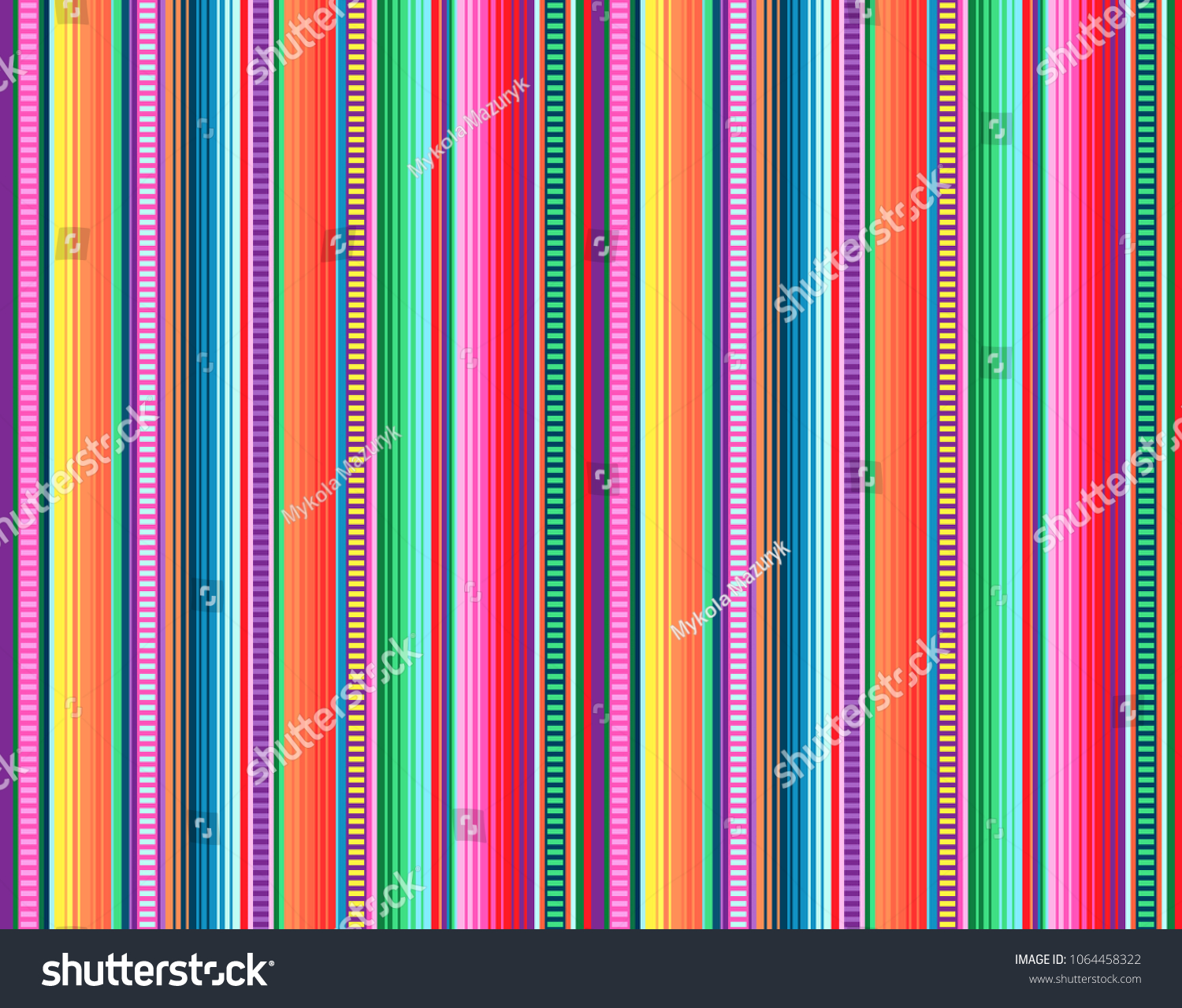 Detail Seamless Background Mexican Color Texture Stock Vector (Royalty ...