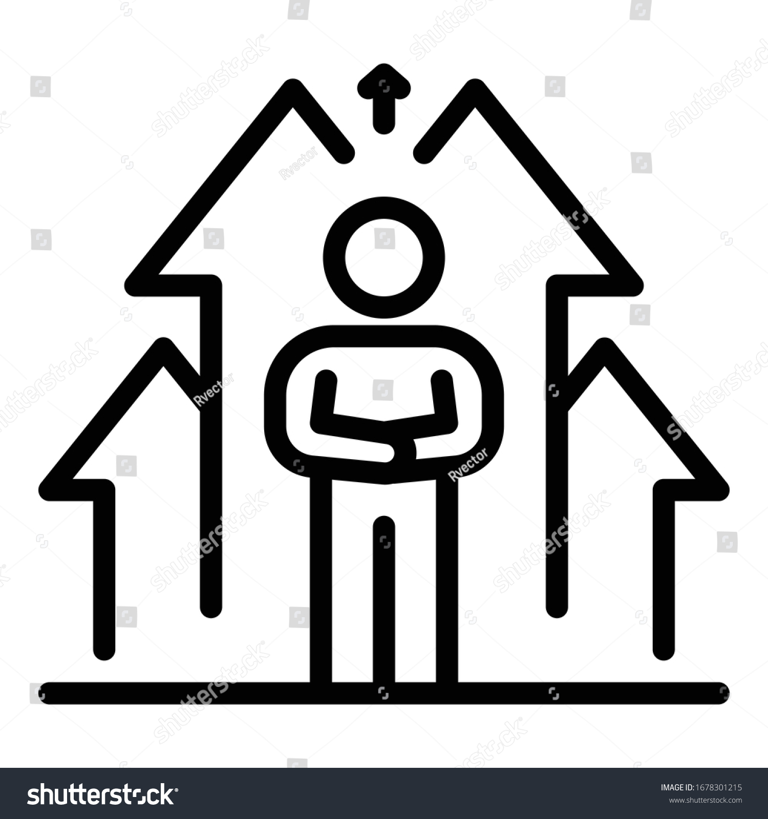Icono de habilidades de vida útil: vector de stock (libre de regalías ...
