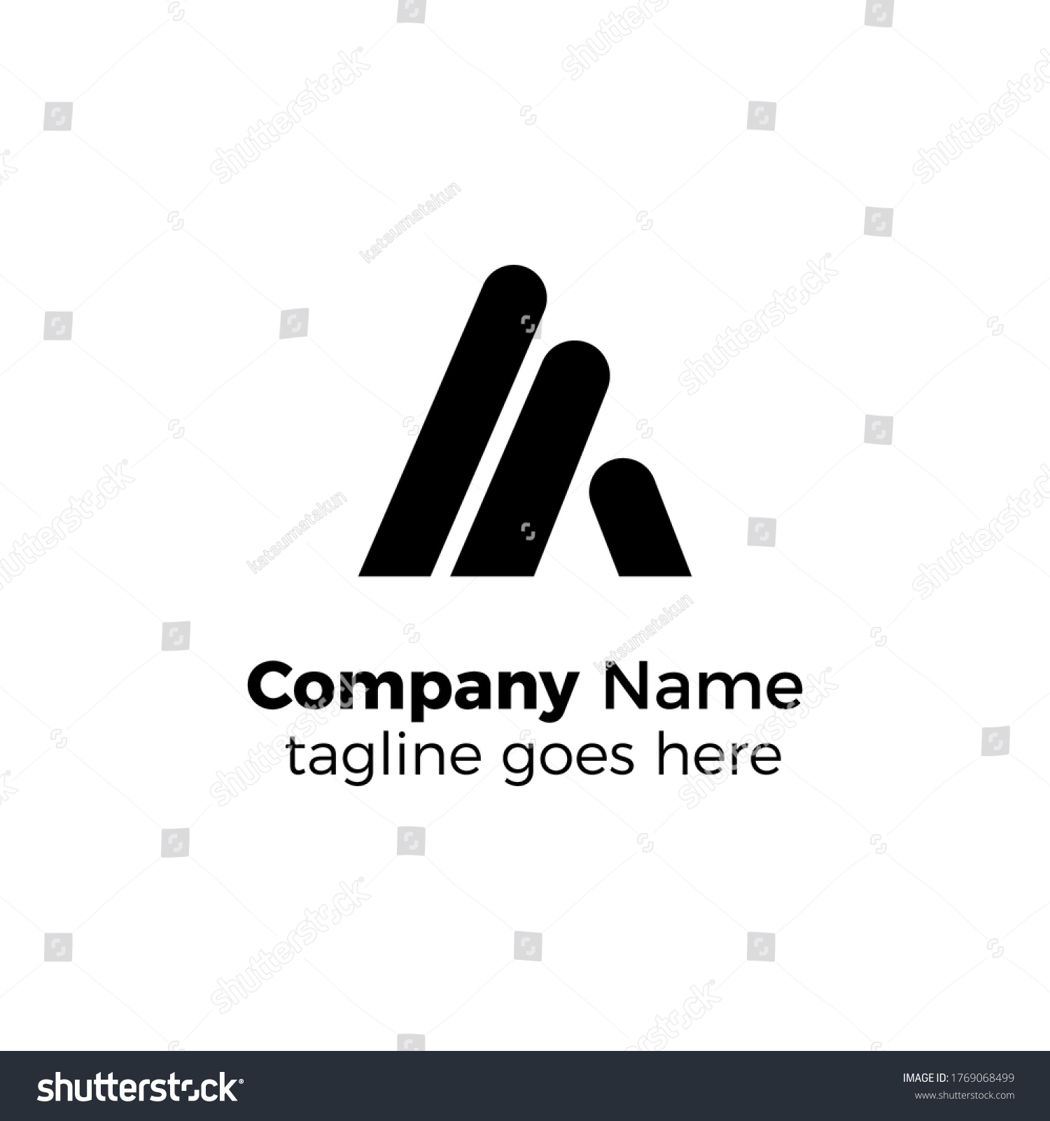 Diagonal Logo Design Vector Illustration Stock Vector (Royalty Free ...