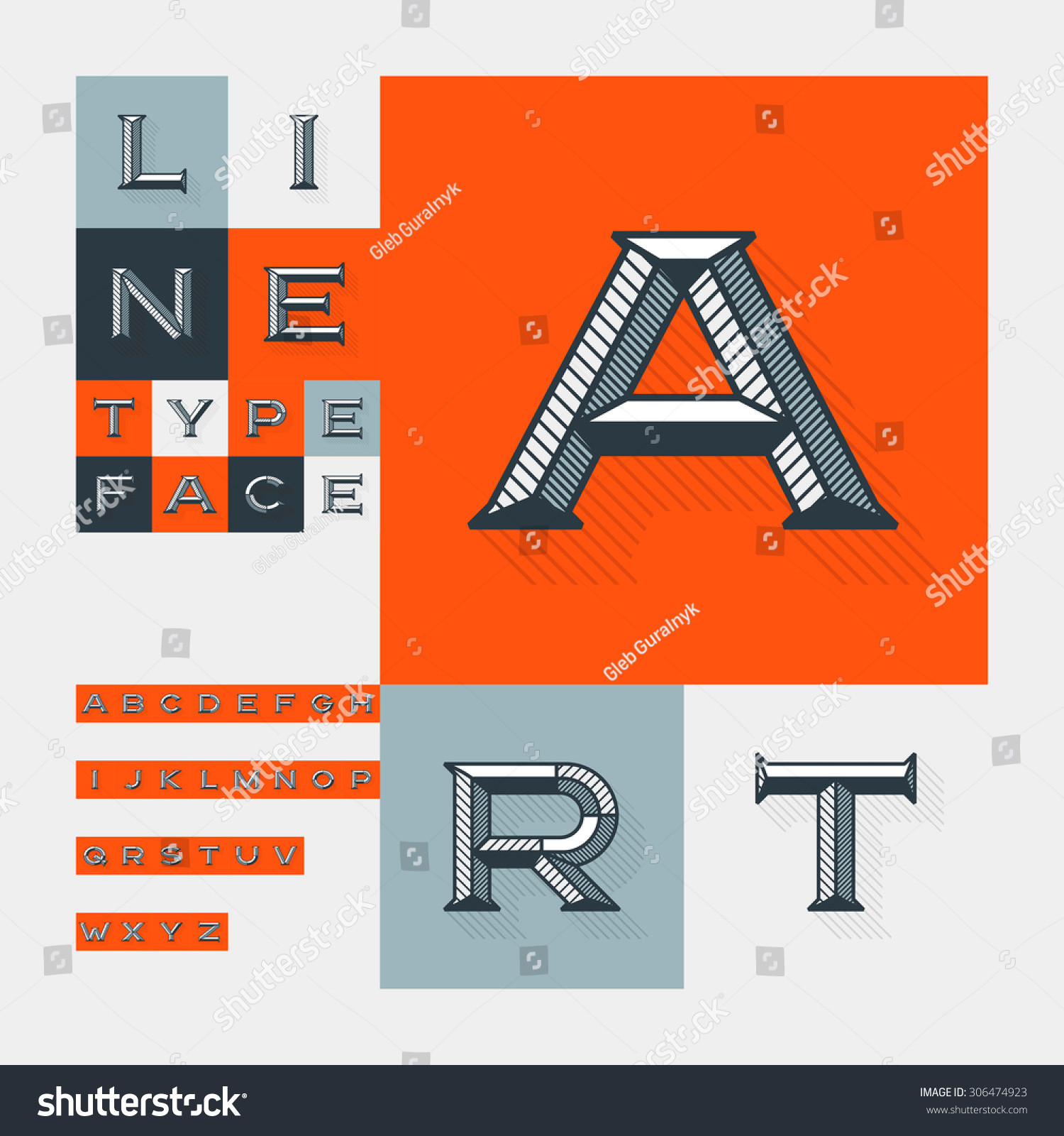 Font Without Diagonal Lines