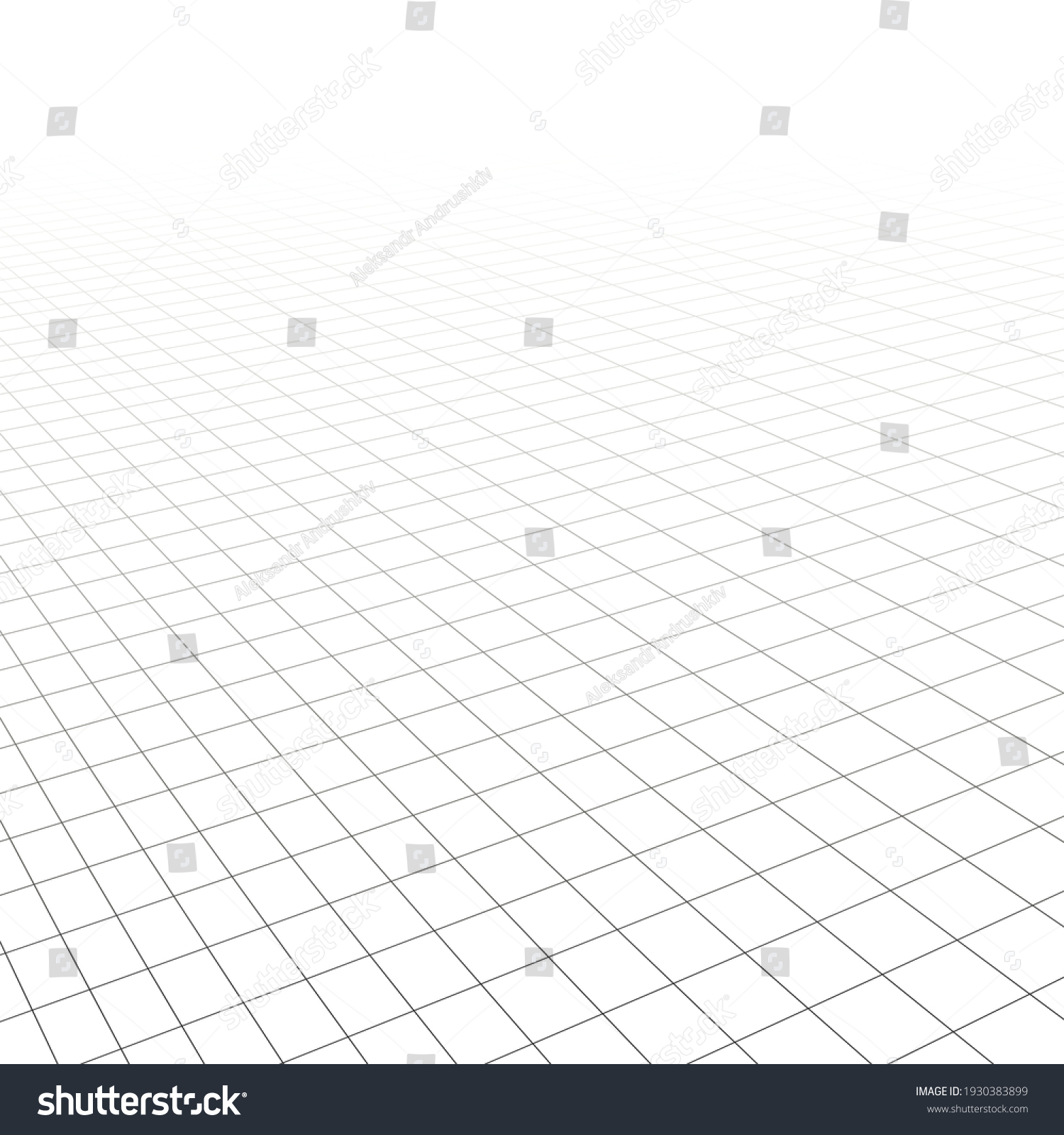 Diagonal Perspective Grid Abstract Wireframe Landscape Stock Vector ...