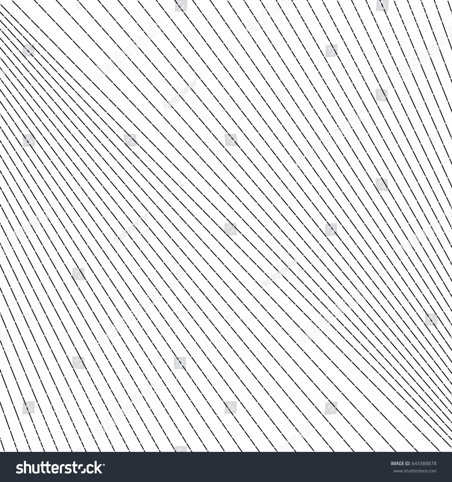 Diagonal Striped Illustration Repeated Black Dashed Stock Vector ...