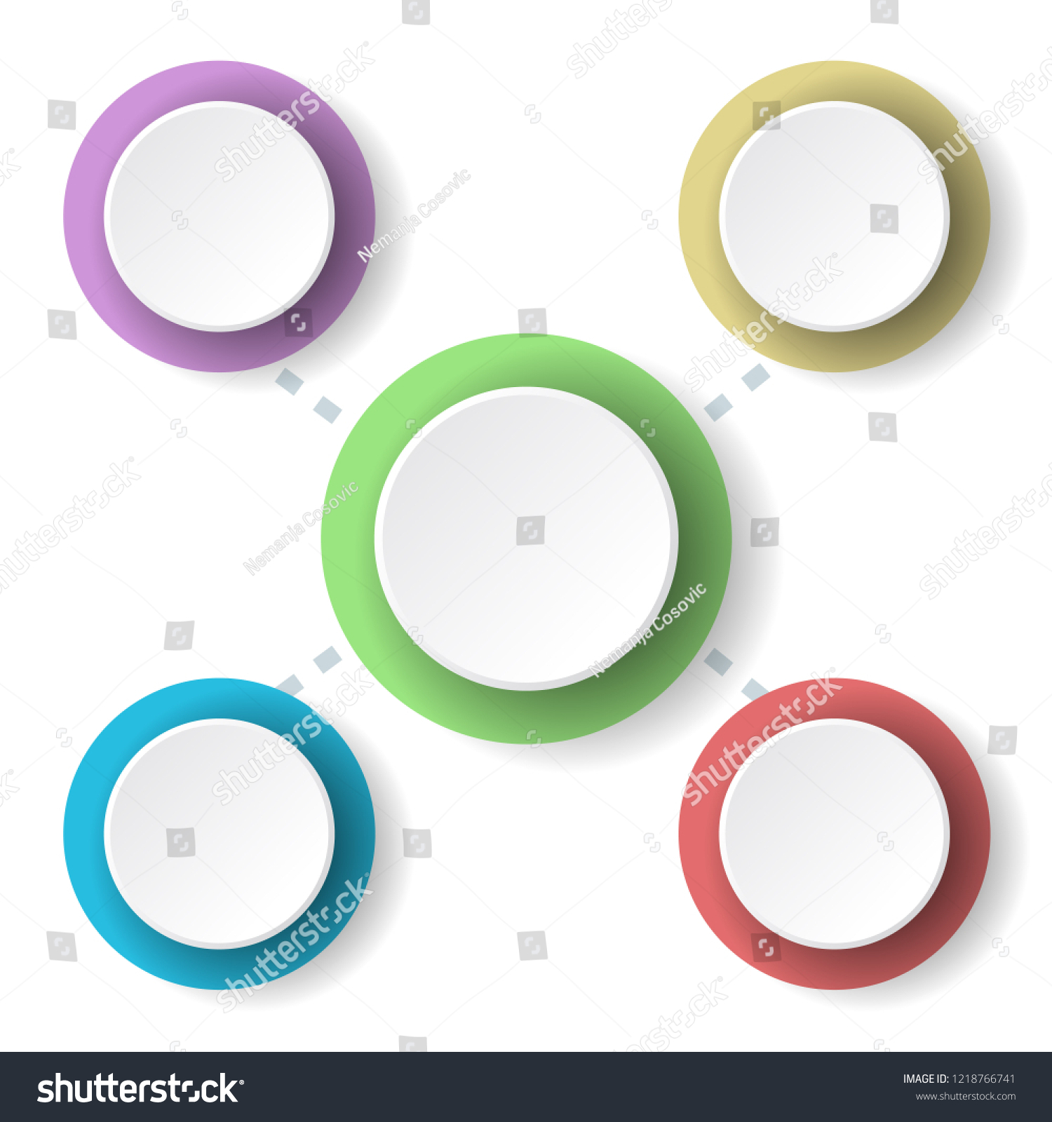 Diagram Blank Template Presentation Stock Vector (Royalty Free ...