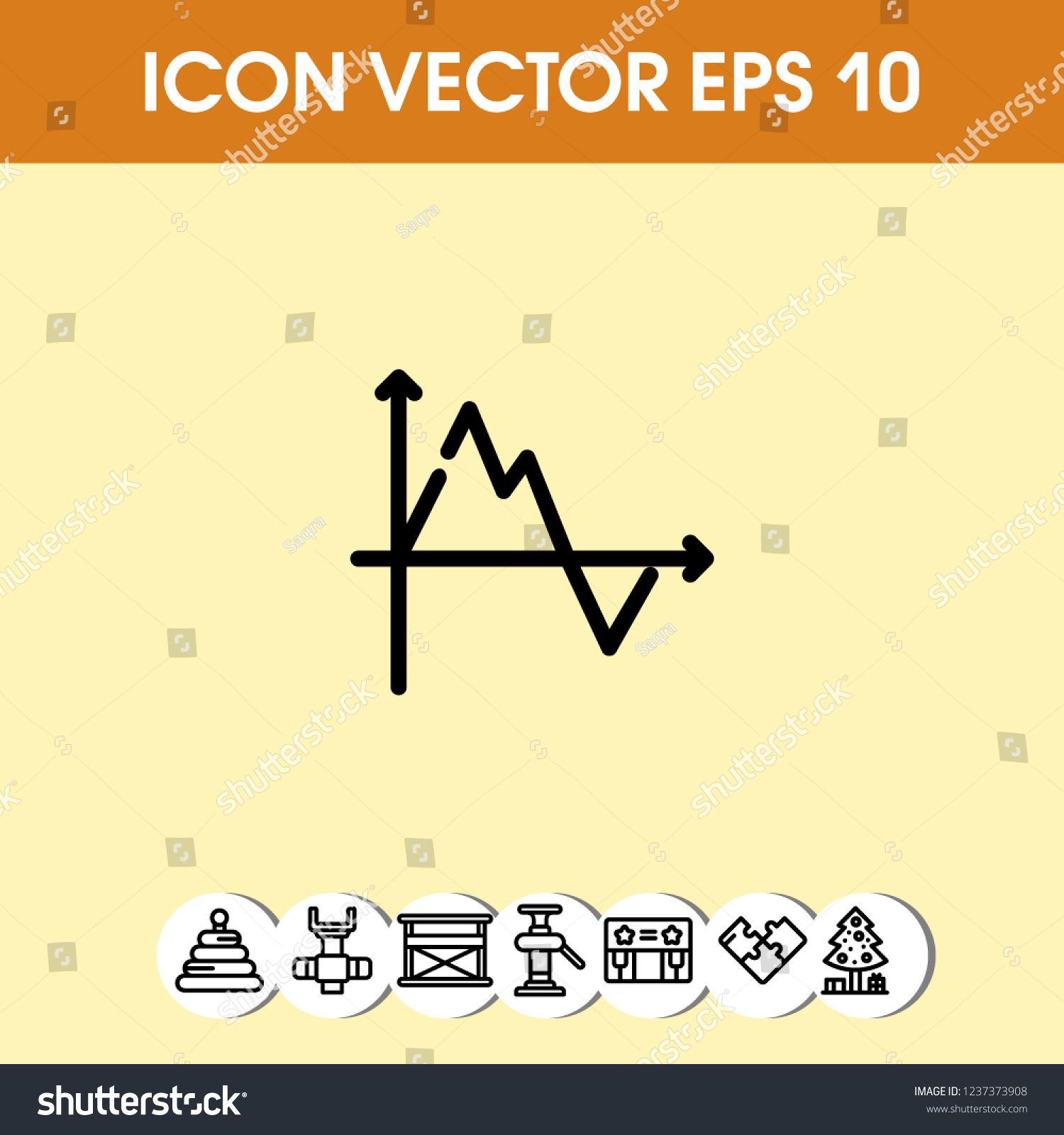 Diagram Chart Icon Vector Stock Vector (Royalty Free) 1237373908 ...
