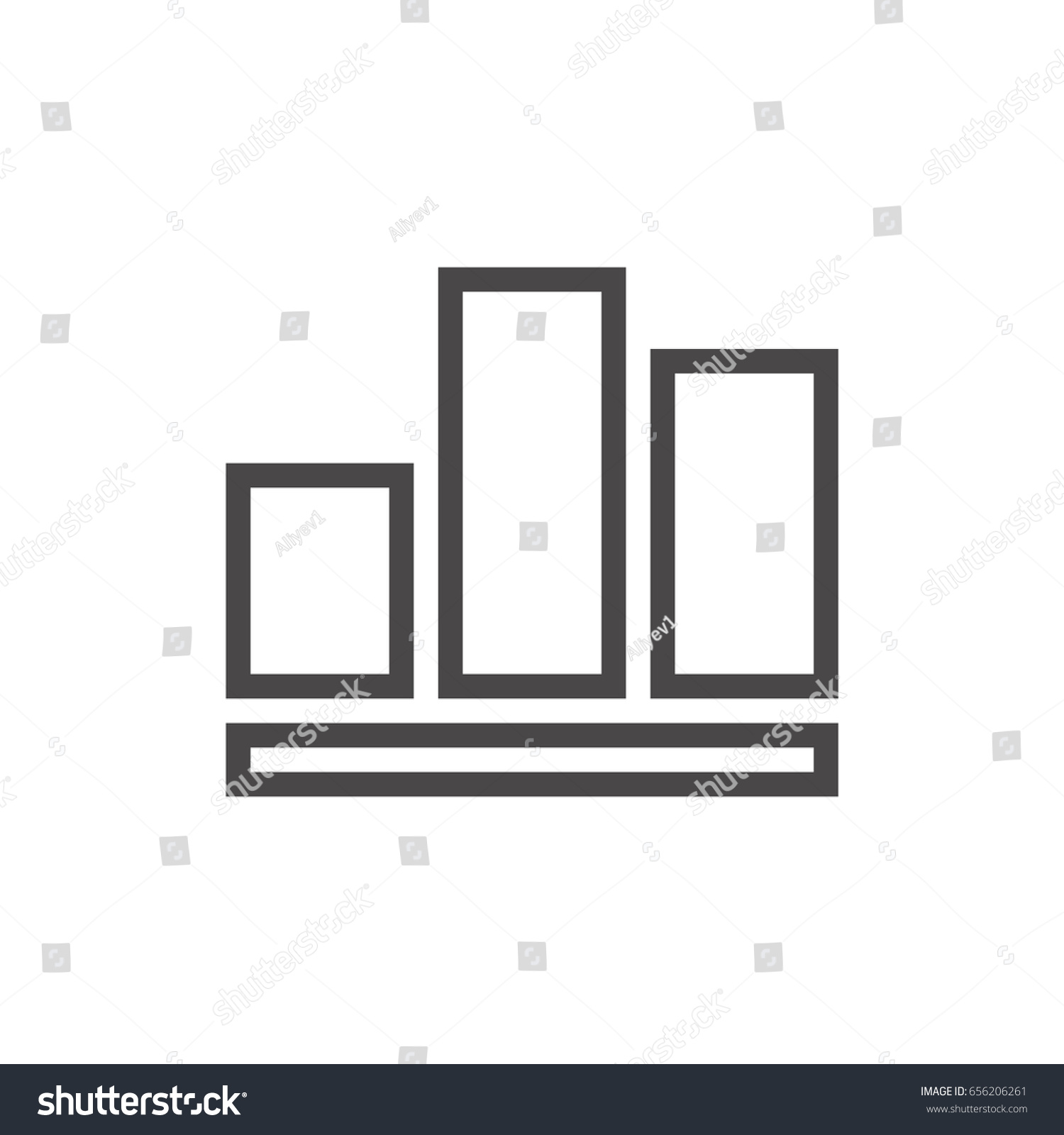 Diagram Line Icon Stock Vector (Royalty Free) 656206261 | Shutterstock