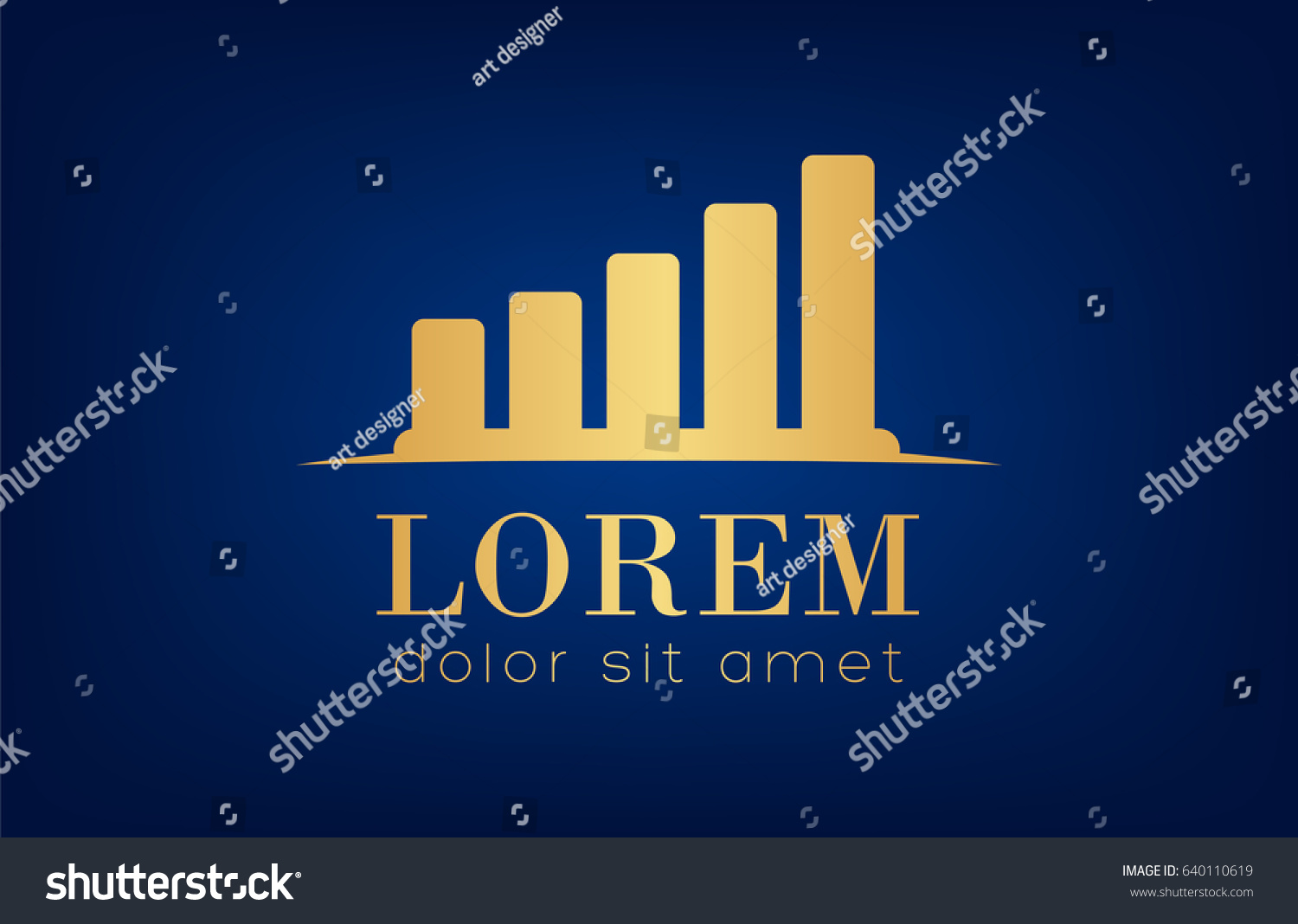 Diagram Logo Vector Chart Symbol 스톡 벡터(로열티 프리) 640110619 | Shutterstock