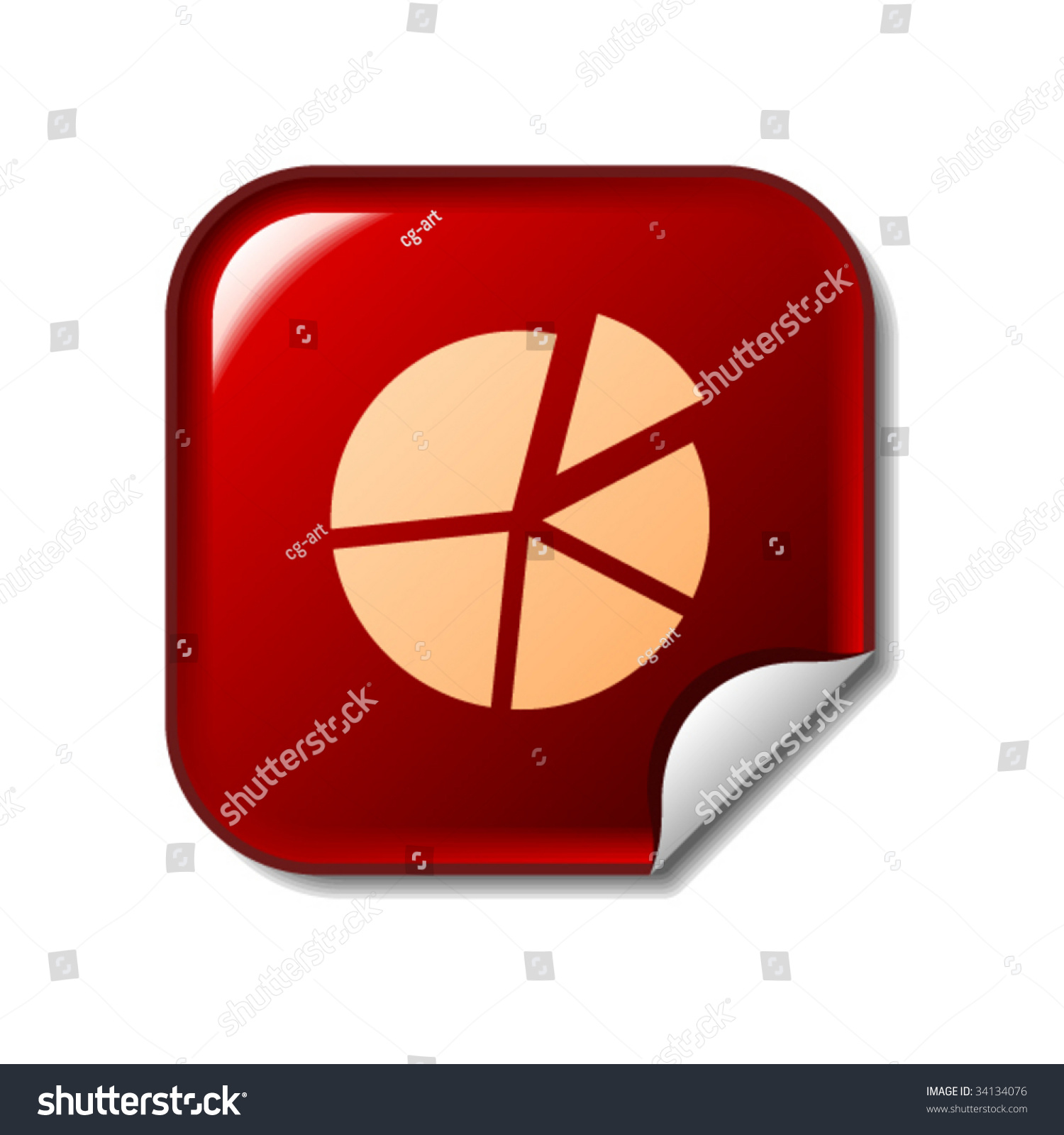 Diagram Sticker Stock Vector (Royalty Free) 34134076 | Shutterstock