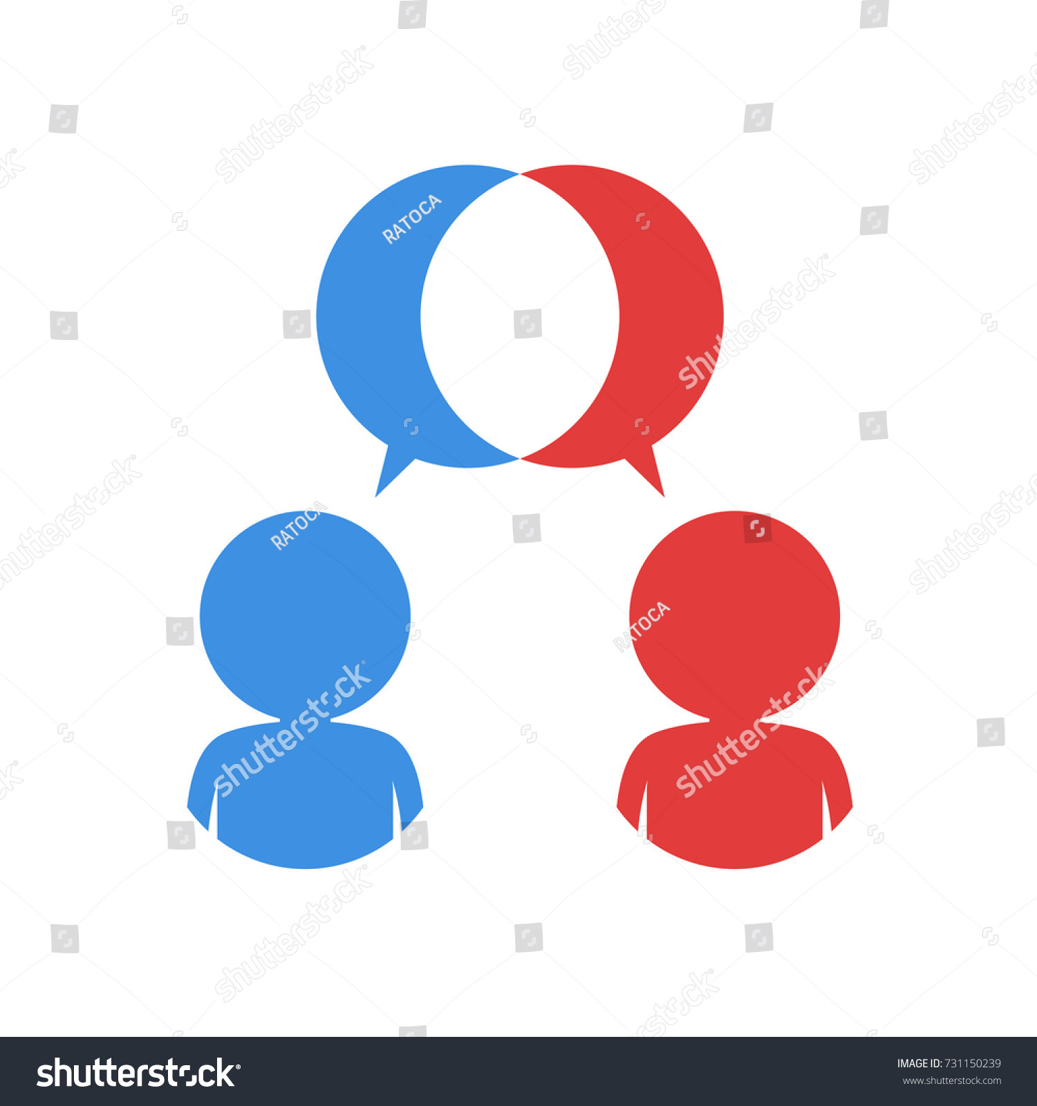 Dialog Symbol Design: vector de stock (libre de regalías) 731150239 ...