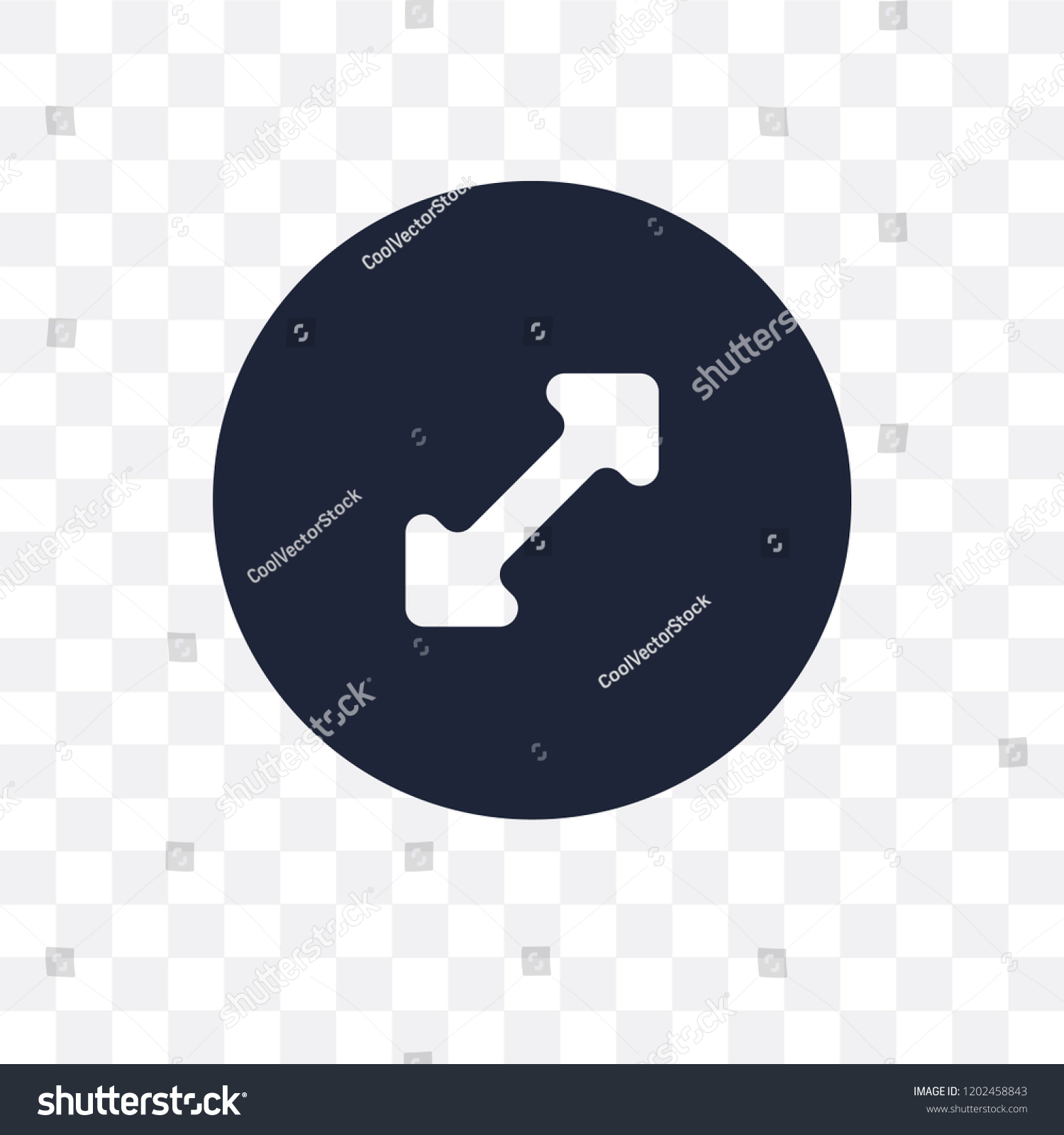 Diameter Transparent Icon Diameter Symbol Design Stock Vector (Royalty ...