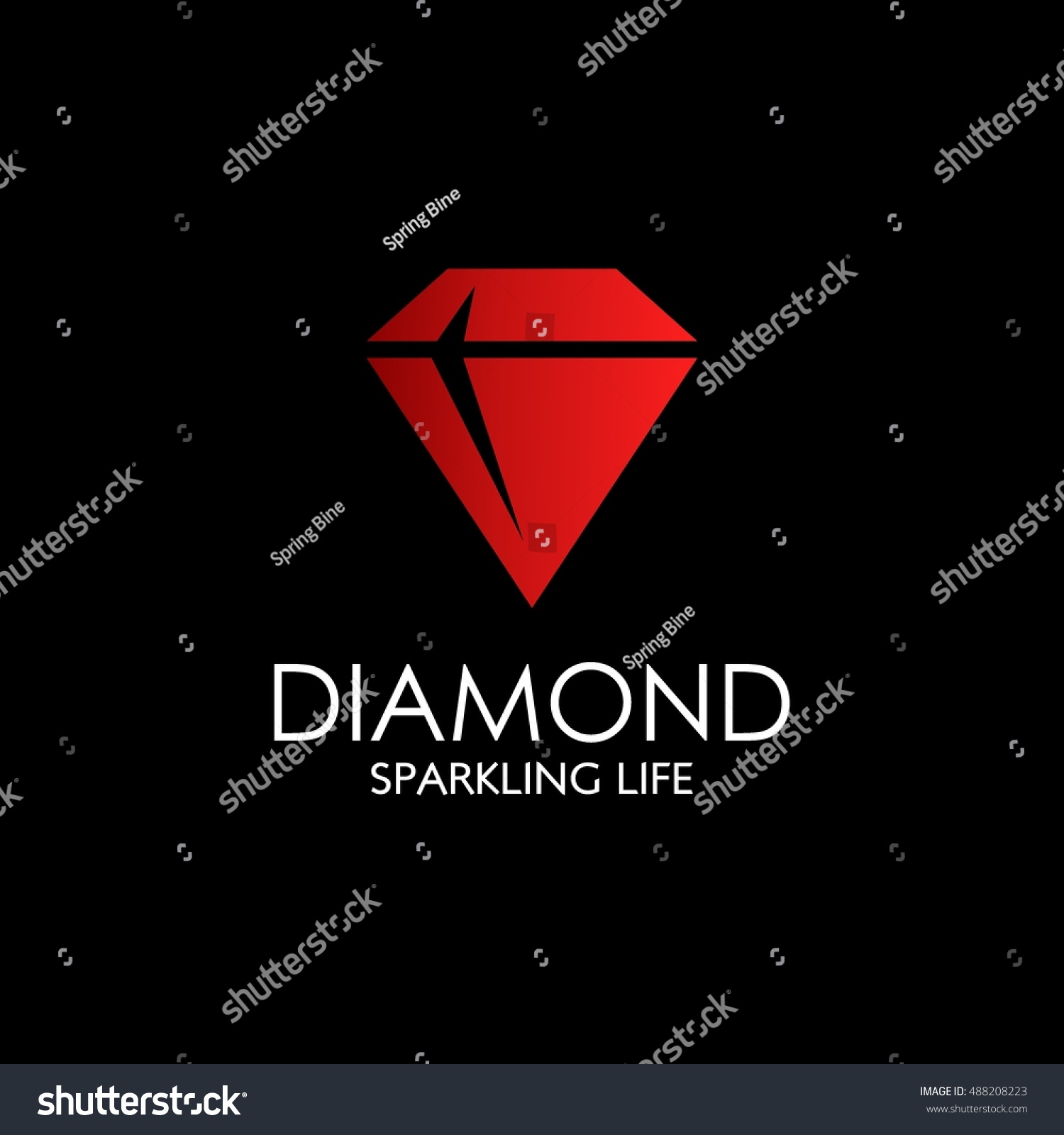 Diamond Abstract Logo Design Template Vector Stock Vector (Royalty Free ...