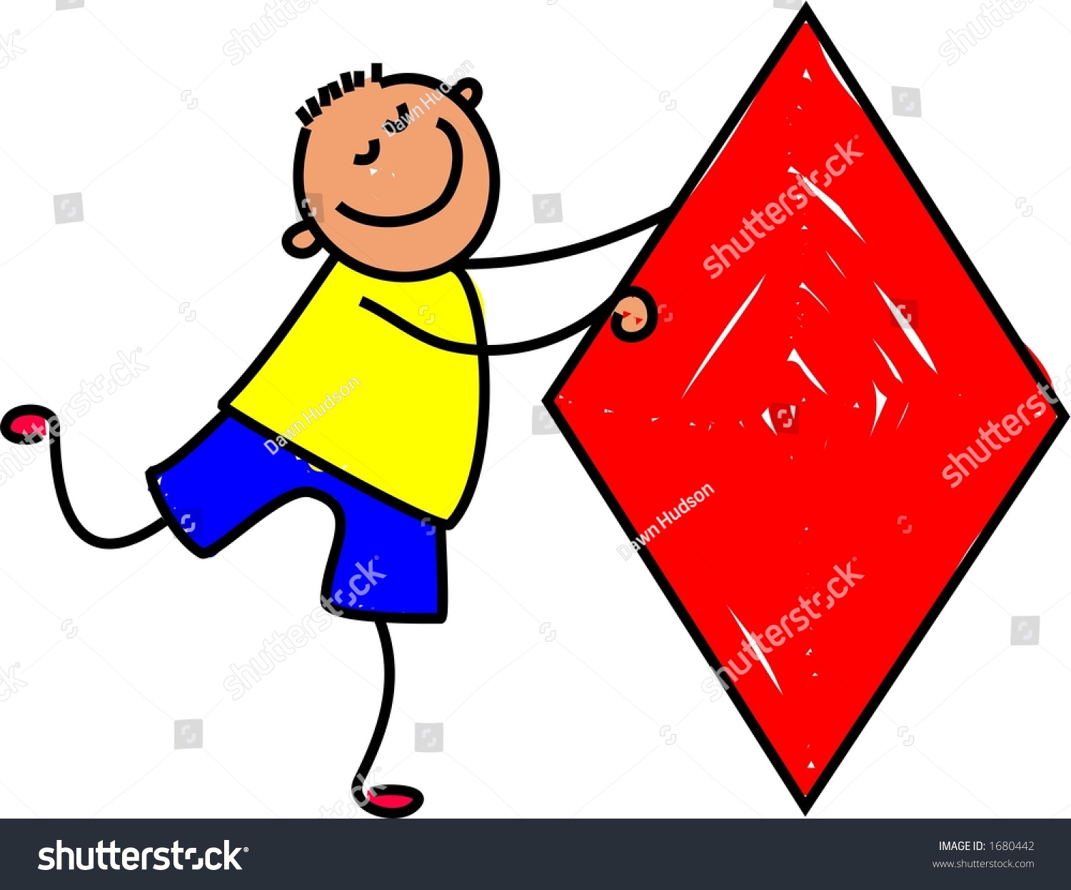 Diamond Kid Stock Vector (Royalty Free) 1680442 | Shutterstock
