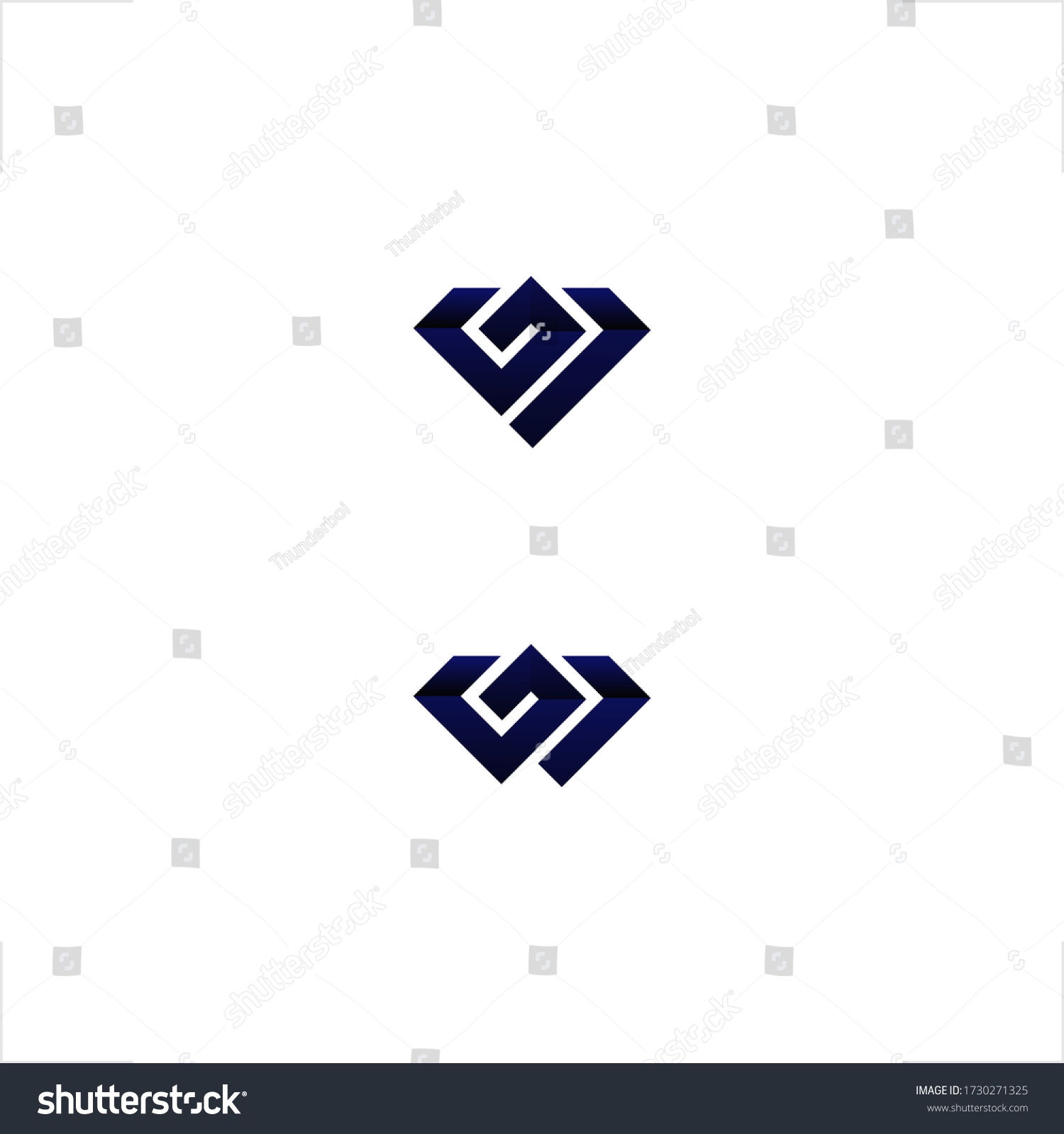 Diamond Logo Initial G1 Modern Design Stock Vector (Royalty Free ...