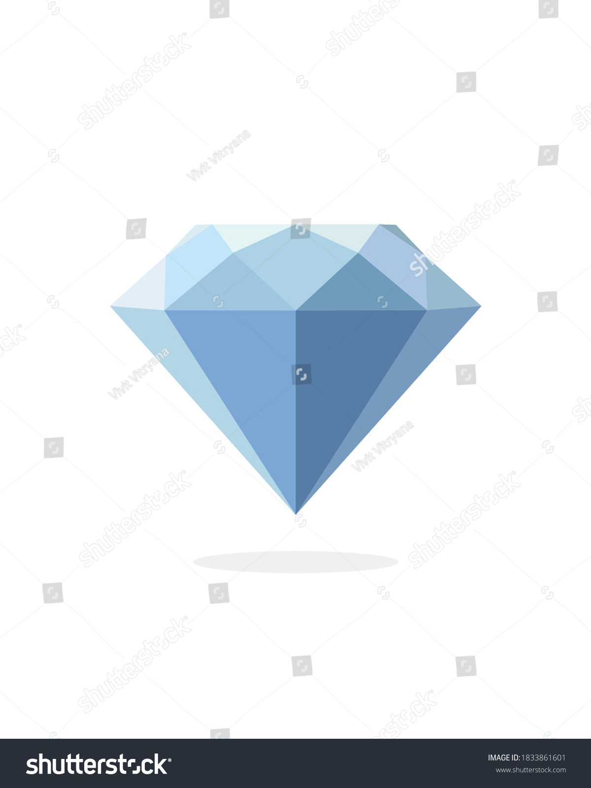 Diamond Polygon Image Vector Illustration Stock Vector (Royalty Free ...