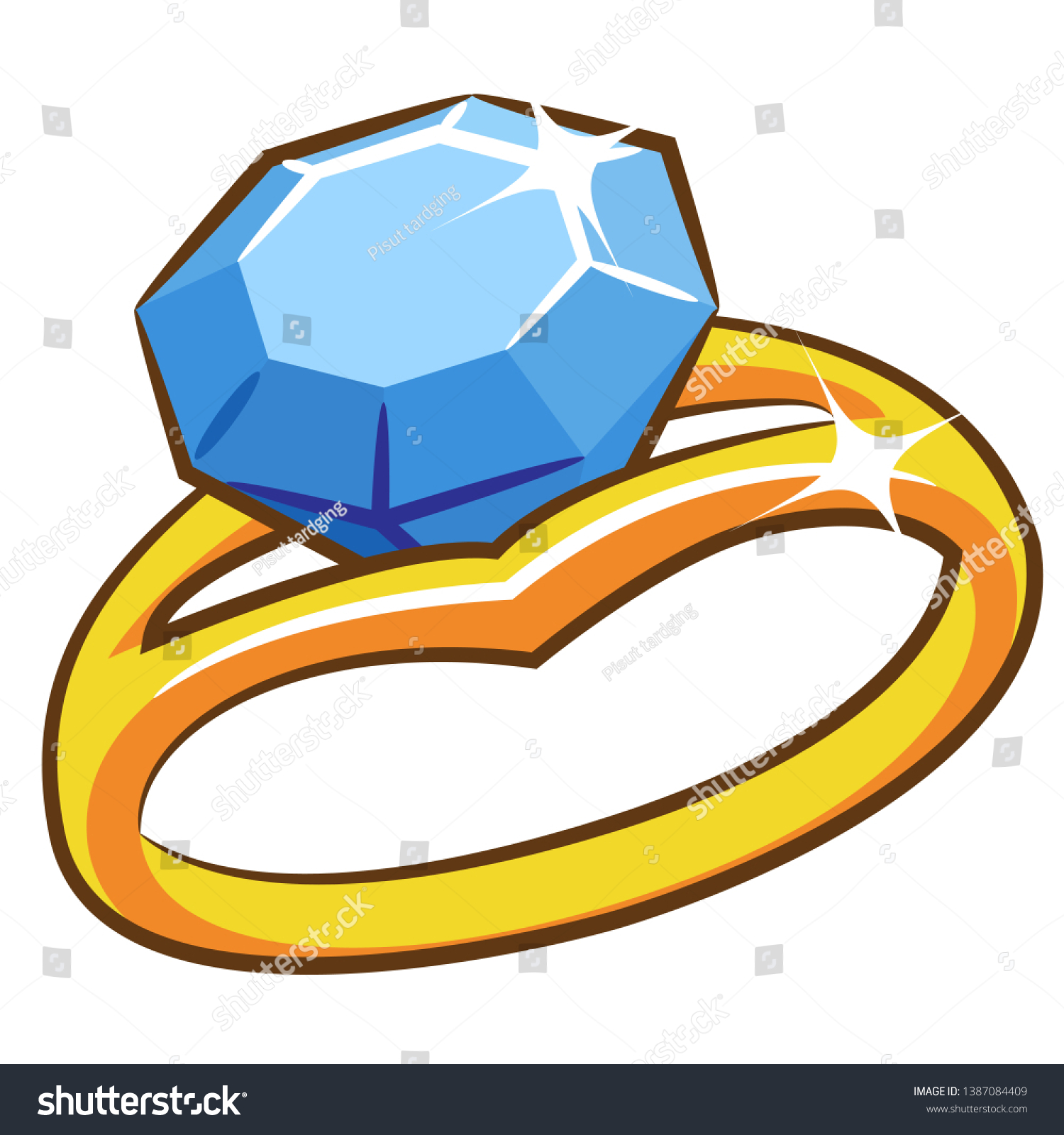 Diamond Ring Vector Clipart Kawaii: เวกเตอร์สต็อก (ปลอดค่าลิขสิทธิ์ ...