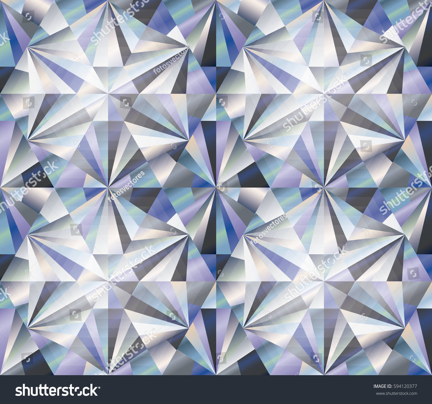 Diamond Seamless Texture Wallpaper Vector Illustration Stock Vector ...
