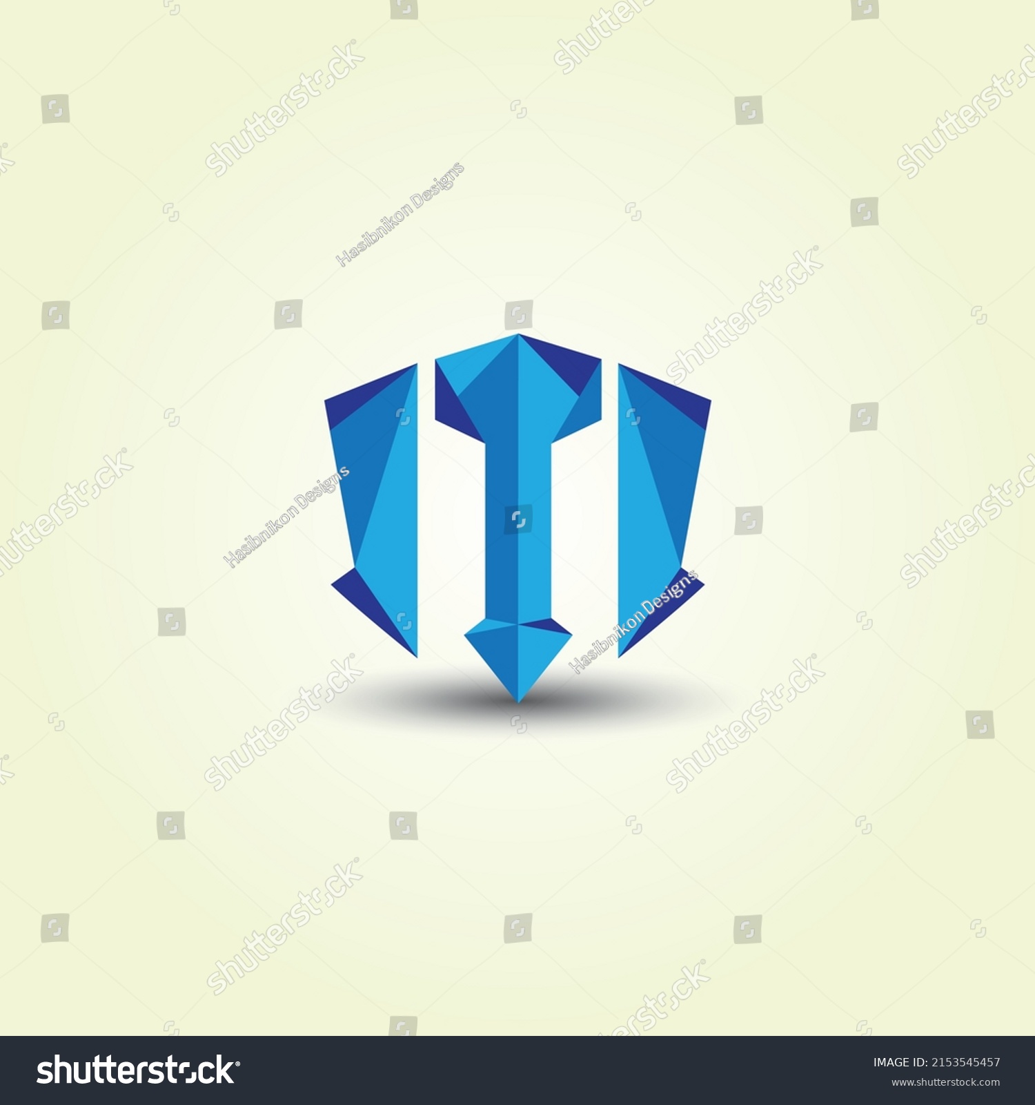 Diamond Shape Letter M Vector Logo Stock Vector (Royalty Free ...