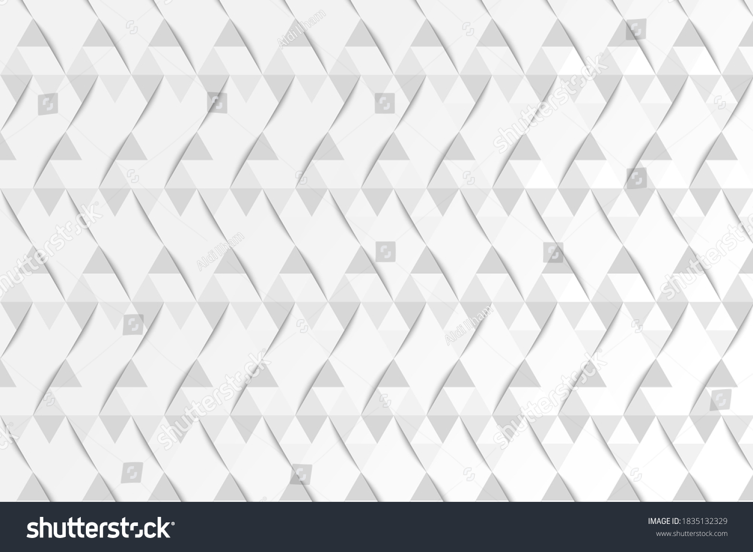 Diamond Triangle Geometric Background 3d Paper Stock Vector (Royalty ...