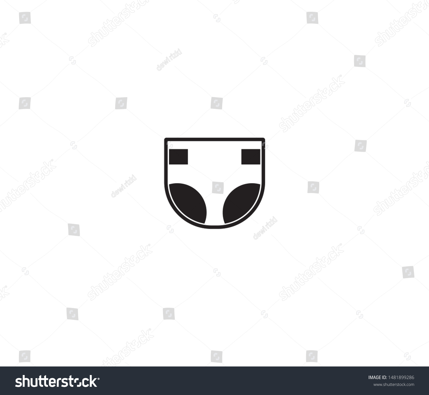 Diaper Icon Vector Design Element Logo Stock Vector (Royalty Free ...