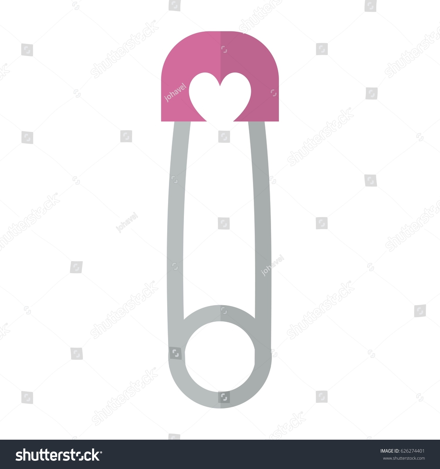 Diaper Pin Icon Stock Vector (Royalty Free) 626274401 | Shutterstock